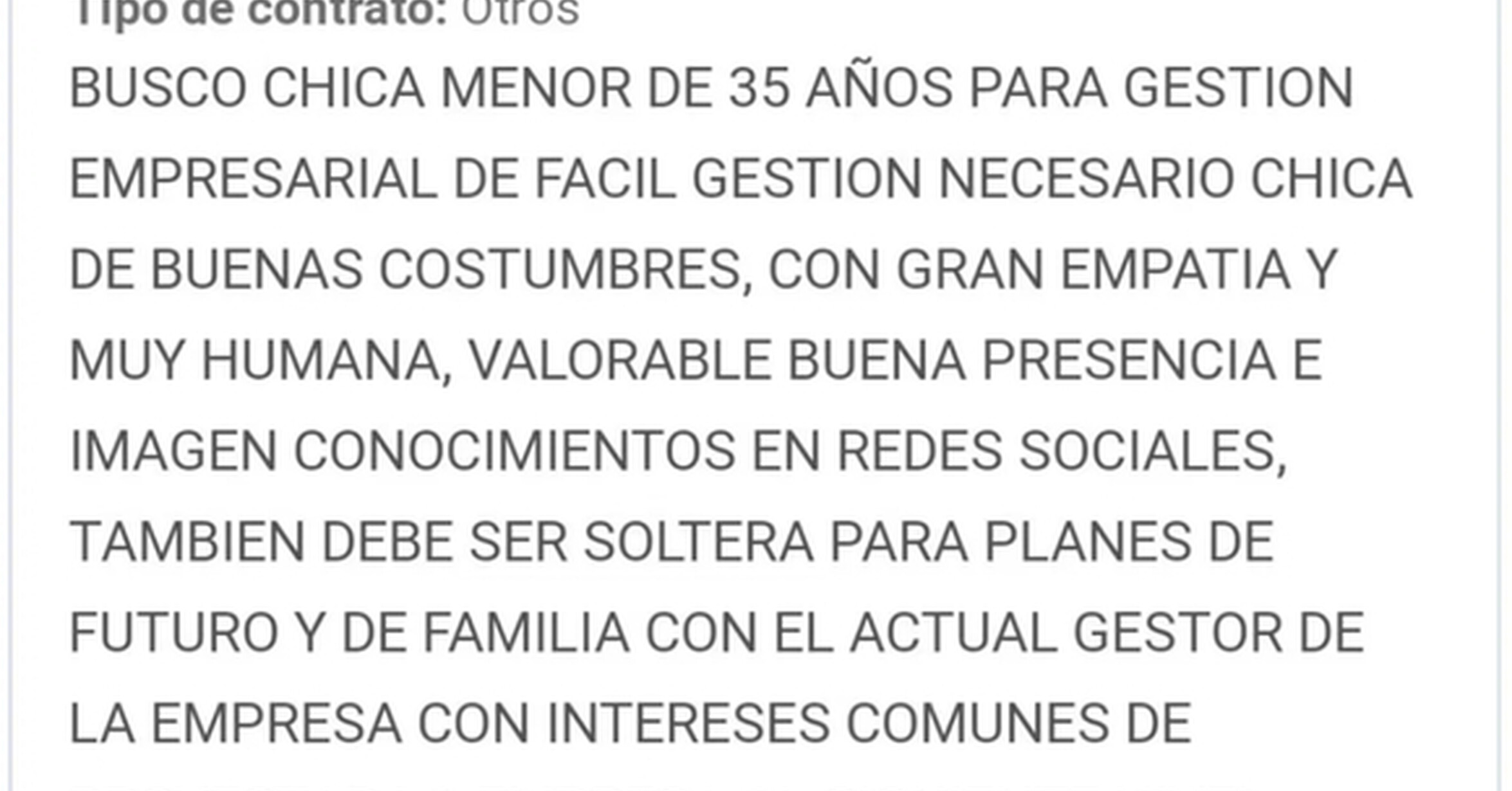 ¡Cuánta razón! / Se busca empleada, esposa y madre