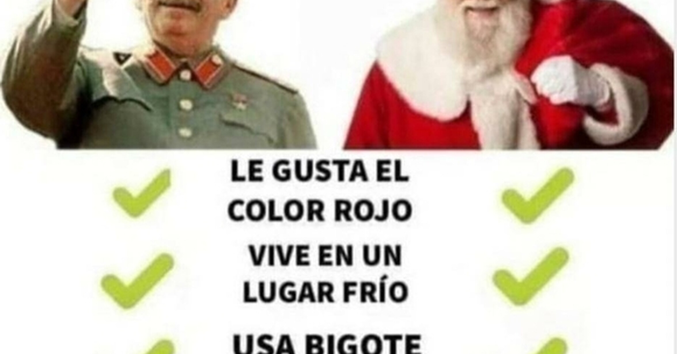 ¡Cuánta razón! / STALIN Y SANTA