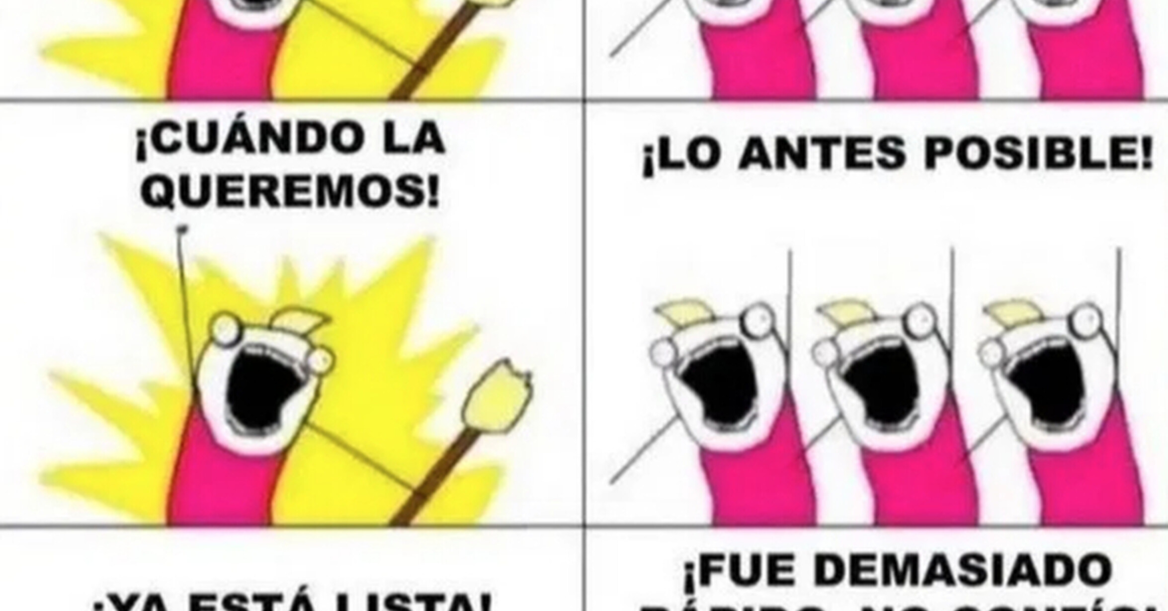 ¡Cuánta razón! / Sí pero no