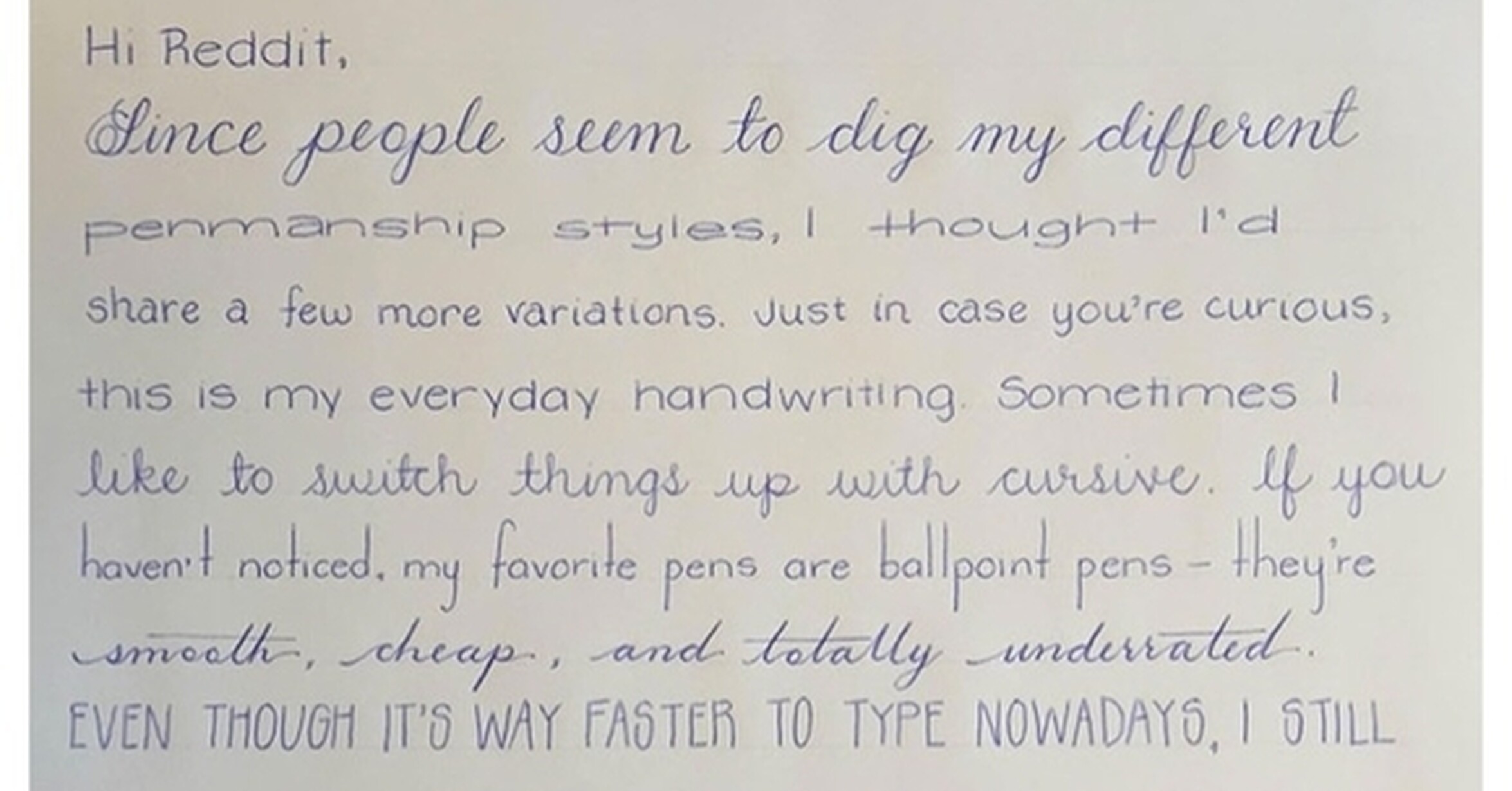 ¡Cuánta razón! / Personas con una letra tan perfecta que es alucinante