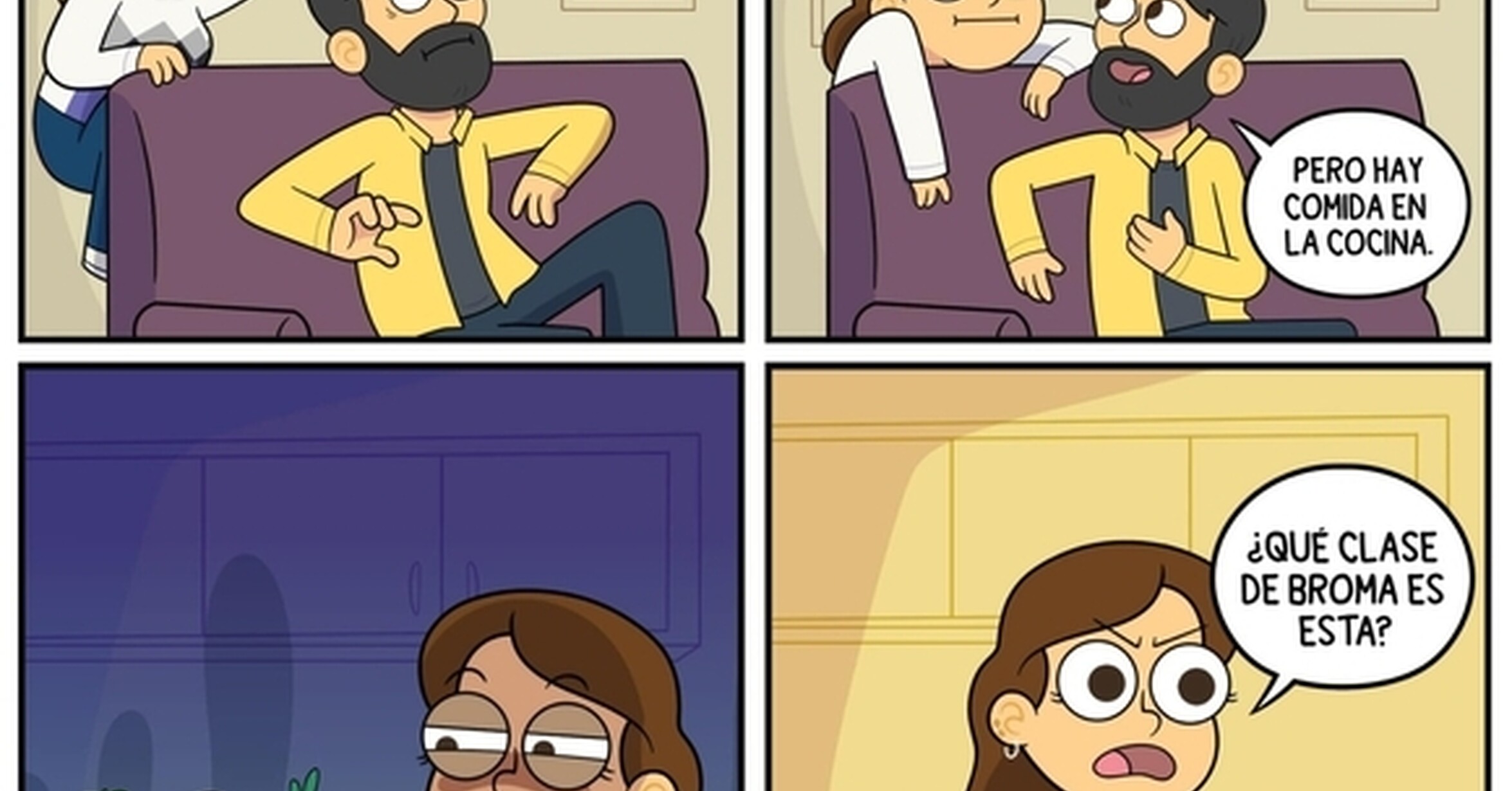 ¡Cuánta razón! / ¿Es una broma?