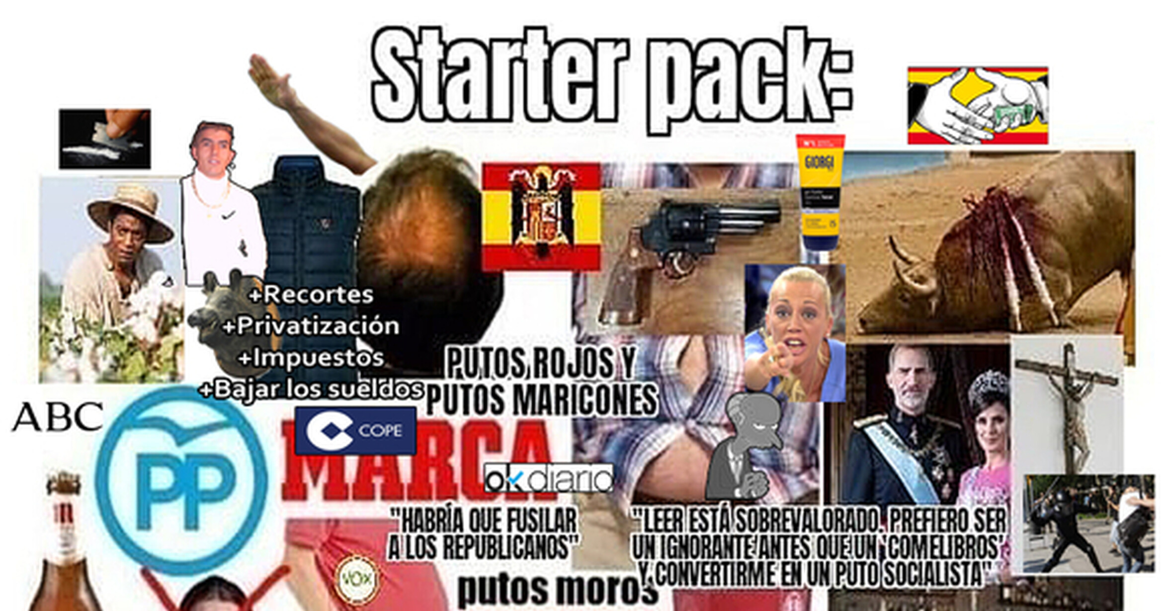 ¡Cuánta razón! / Facha starter pack