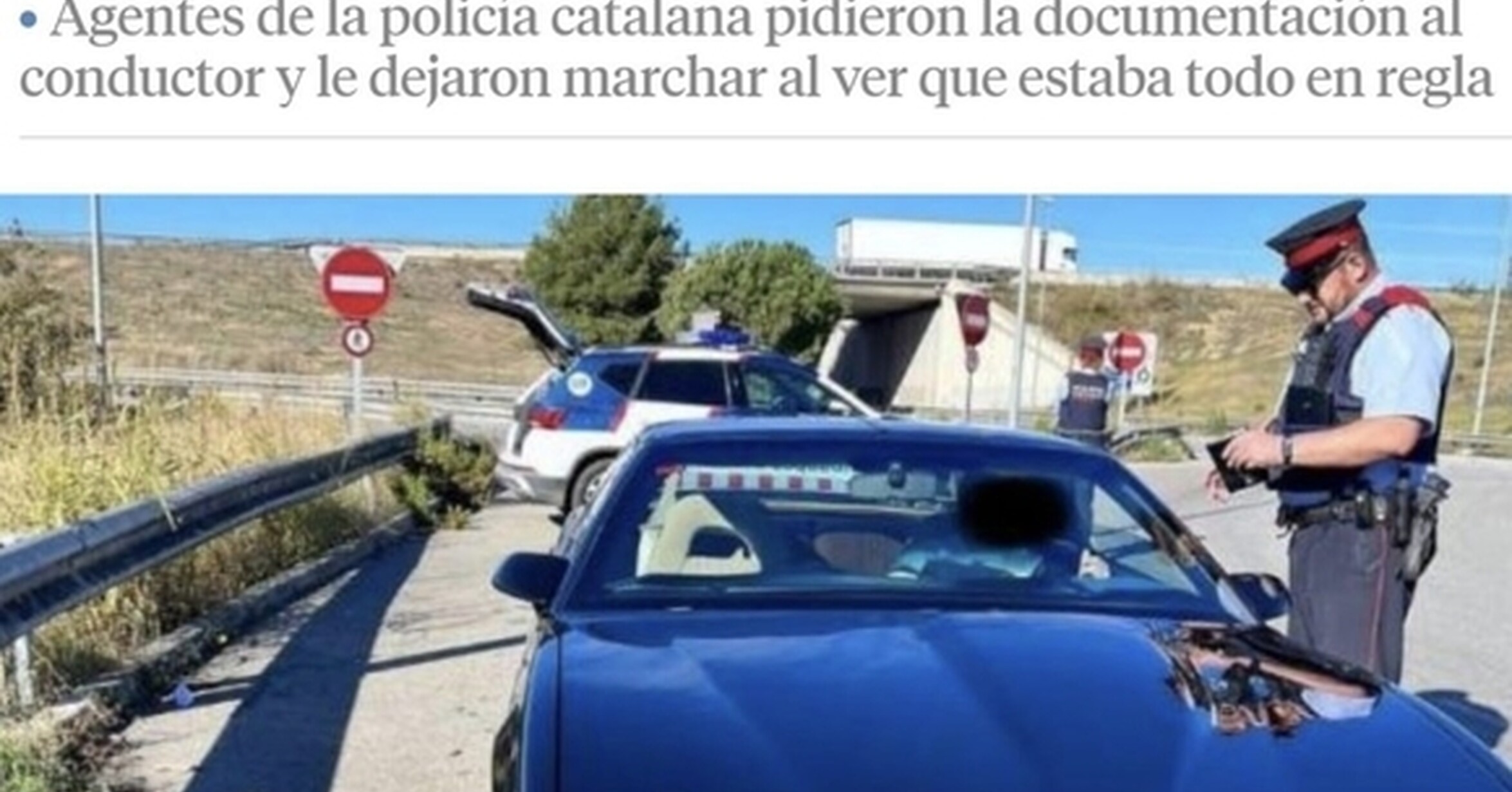 ¡Cuánta razón! / Los mossos han multado a Kitt