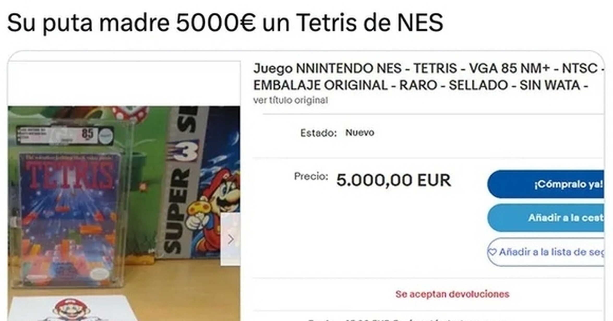 ¡Cuánta razón! / Precio asequible