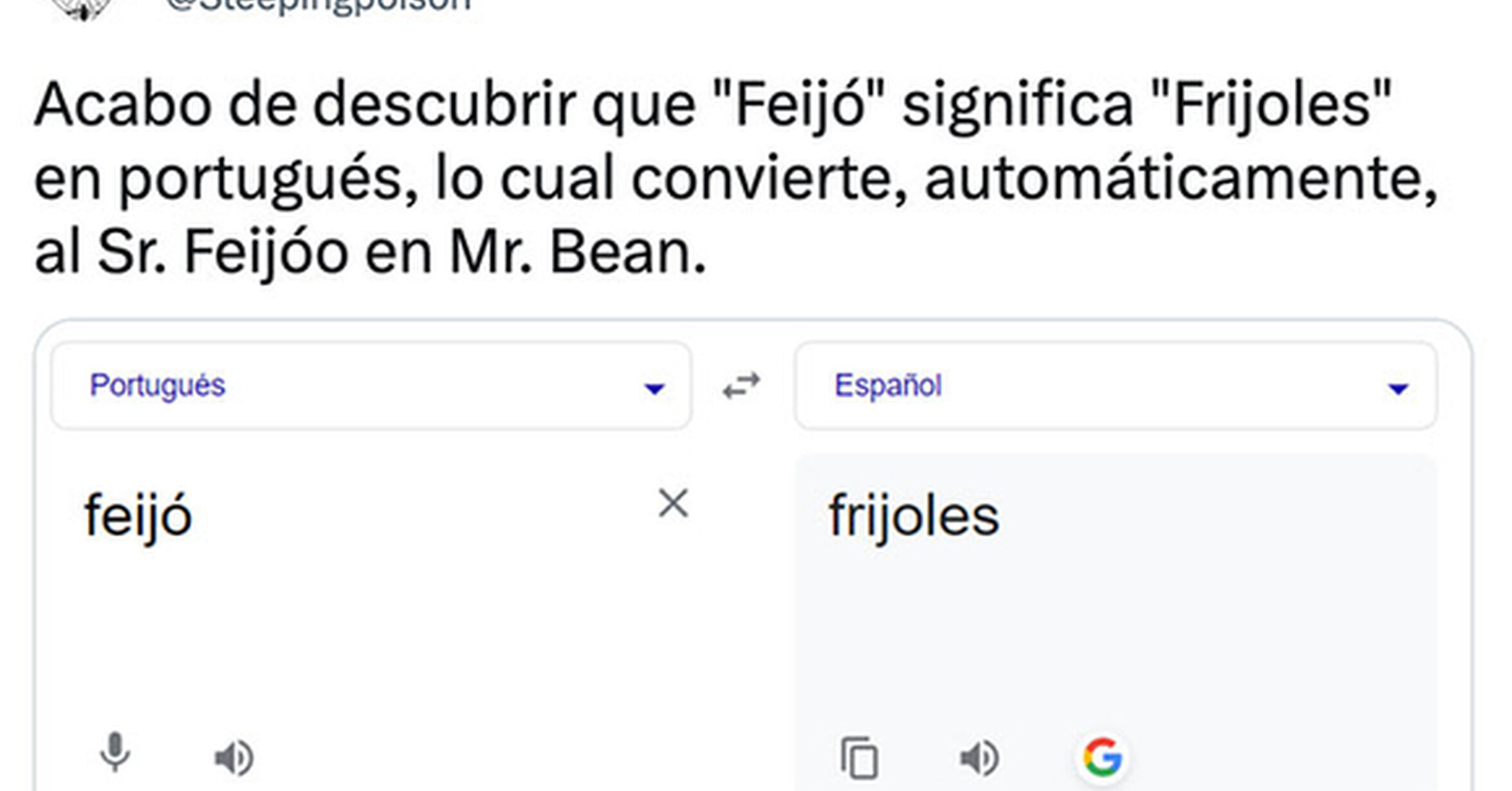 ¡Cuánta razón! / Señor Frijoles