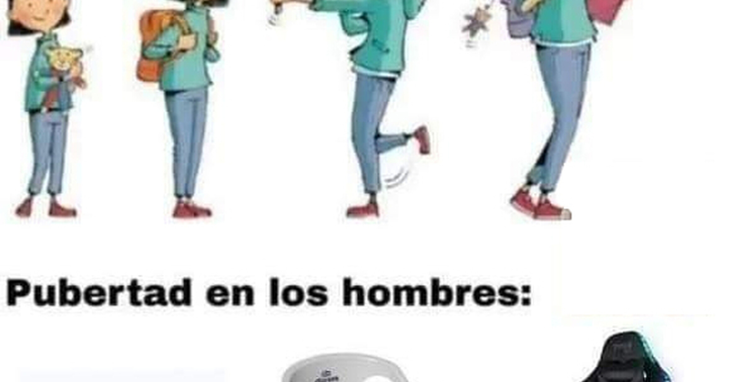 ¡Cuánta razón! / Hombres vs mujeres, versión pubertad