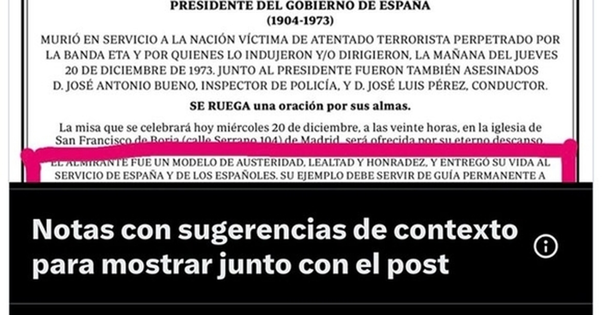 ¡Cuánta razón! / Información incompleta