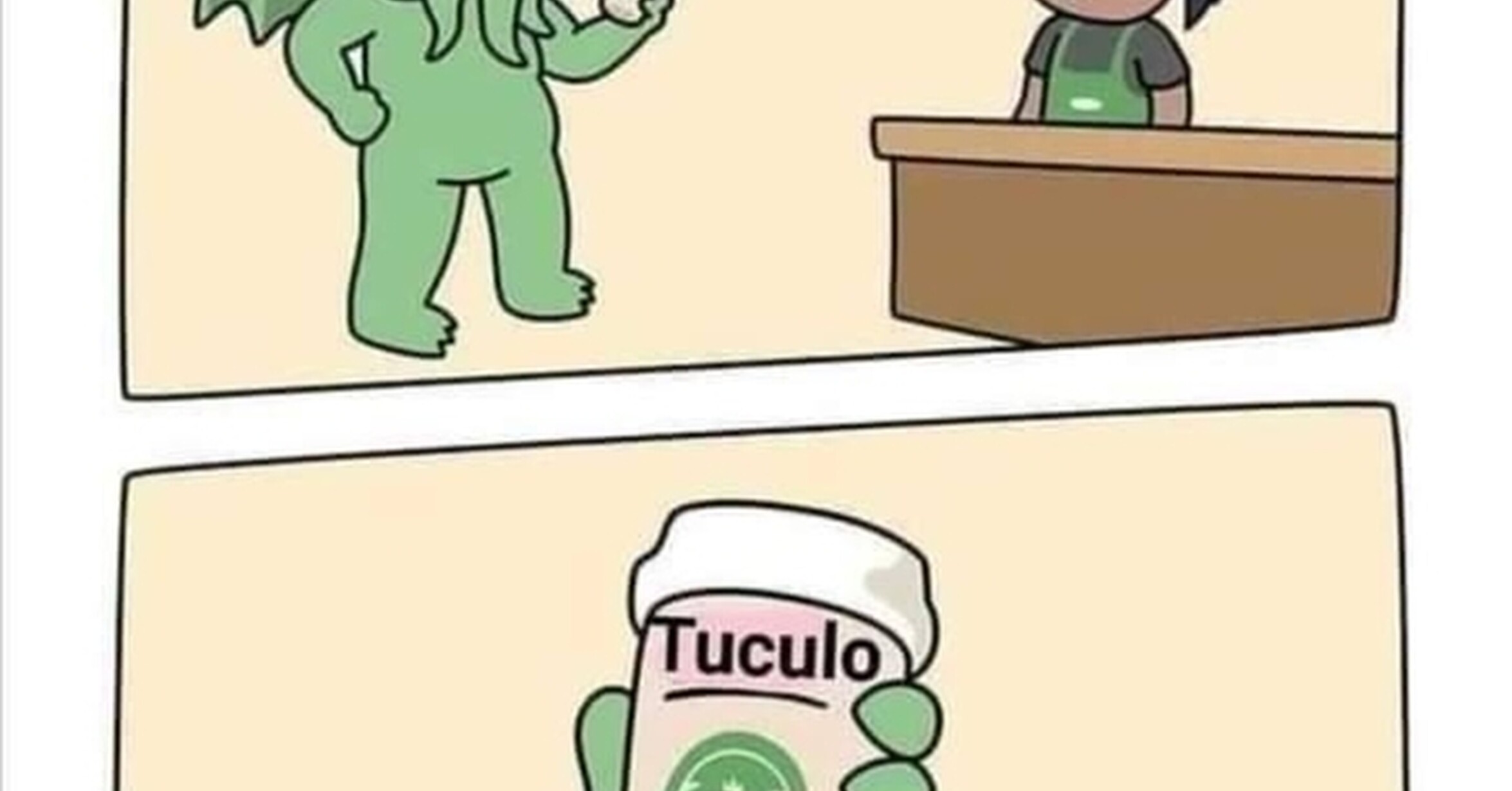 ¡Cuánta razón! / Cthulhu en Starbucks