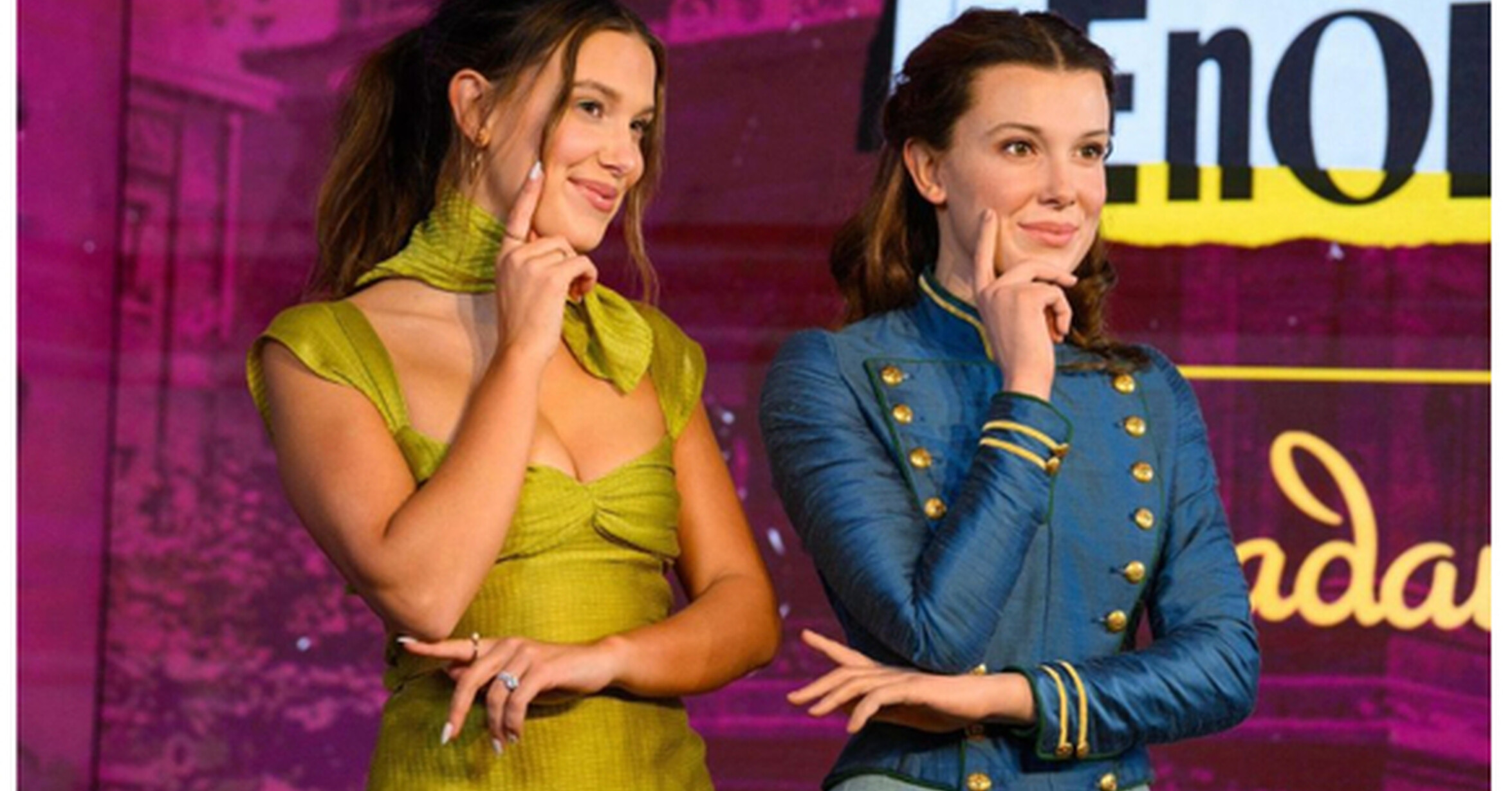 ¡Cuánta razón! / La nueva figura de cera de Millie Bobby Brown