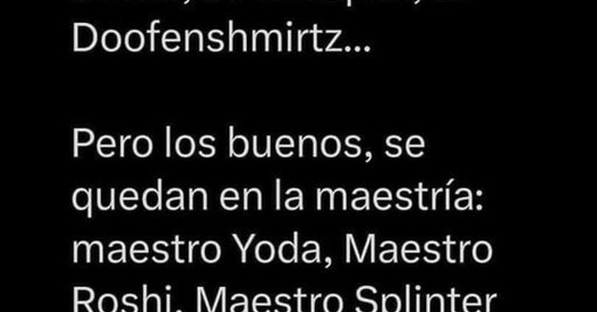 ¡Cuánta razón! / Villanos con estudios superiores