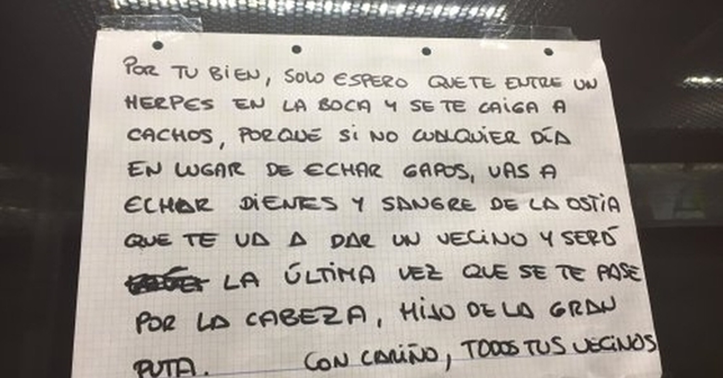 ¡Cuánta razón! / Aviso sosegado