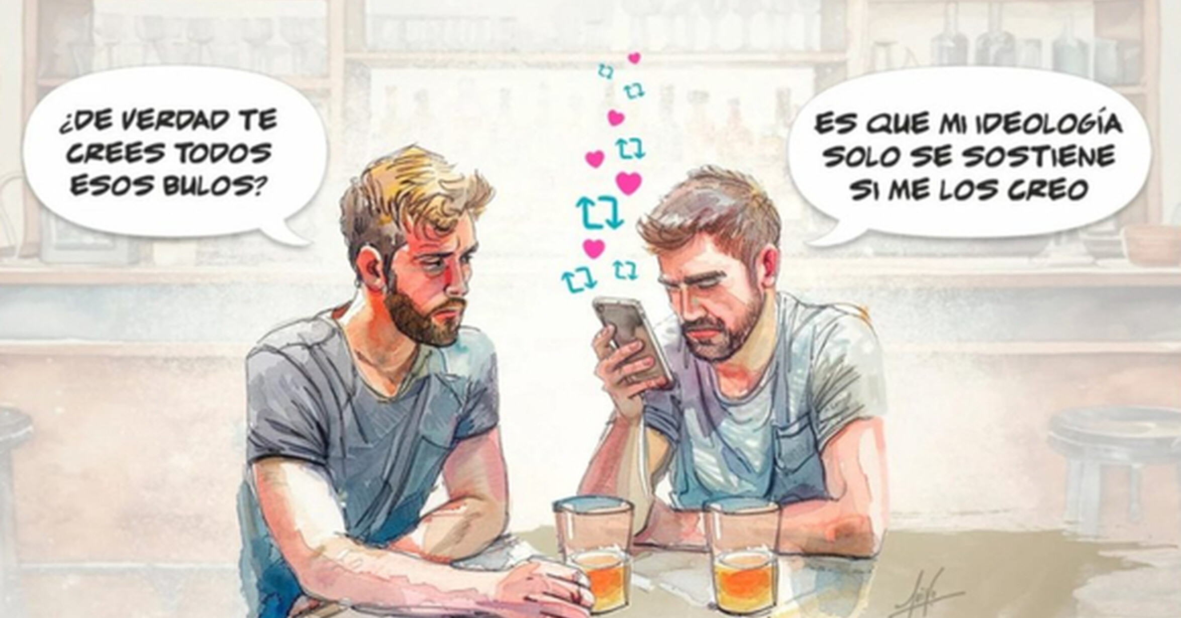 ¡Cuánta razón! / I want to believe