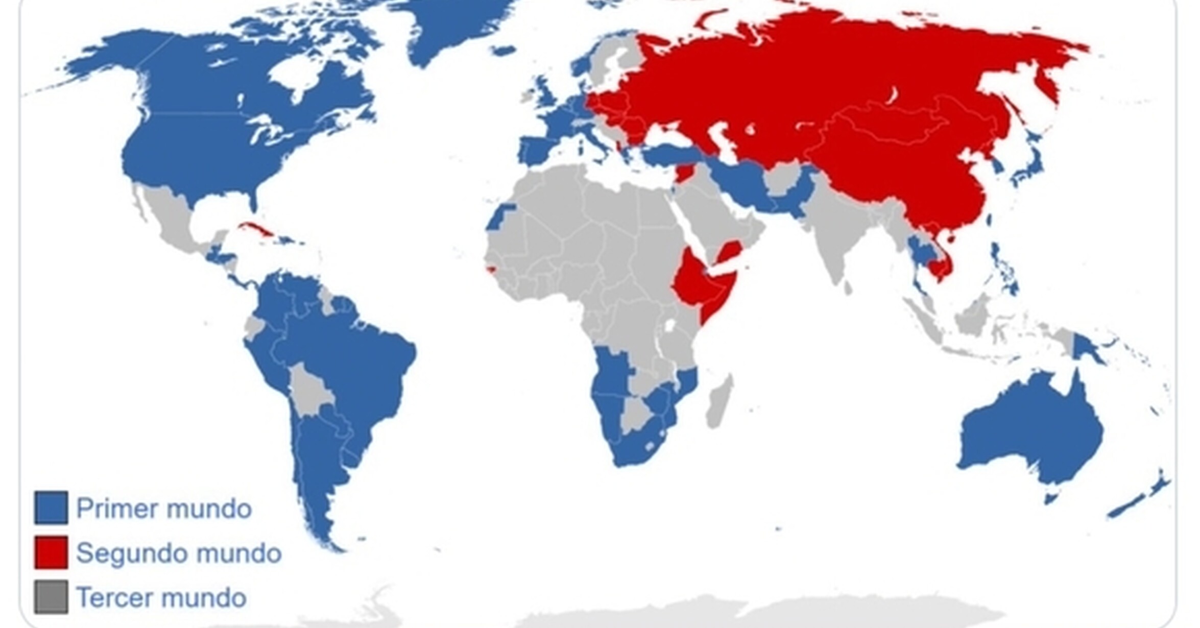 ¡Cuánta razón! / ¿Cuáles son los países del primer, segundo y tercer mundo?
