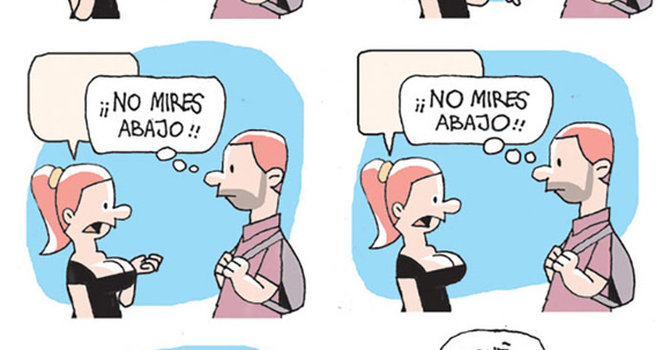 ¡Cuánta razón! / Forzando la mirada