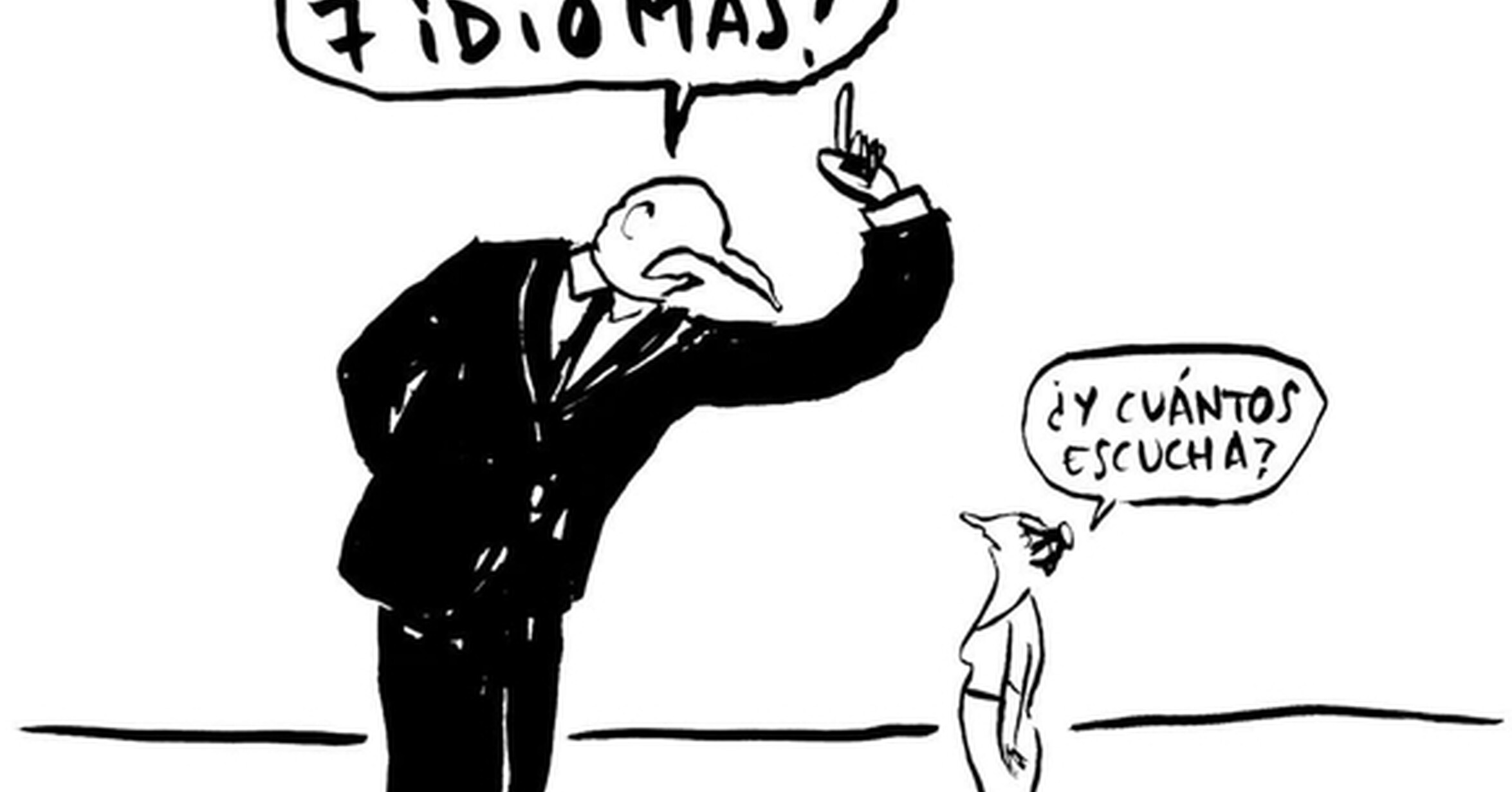 ¡Cuánta razón! / Mucho hablar y poco escuchar