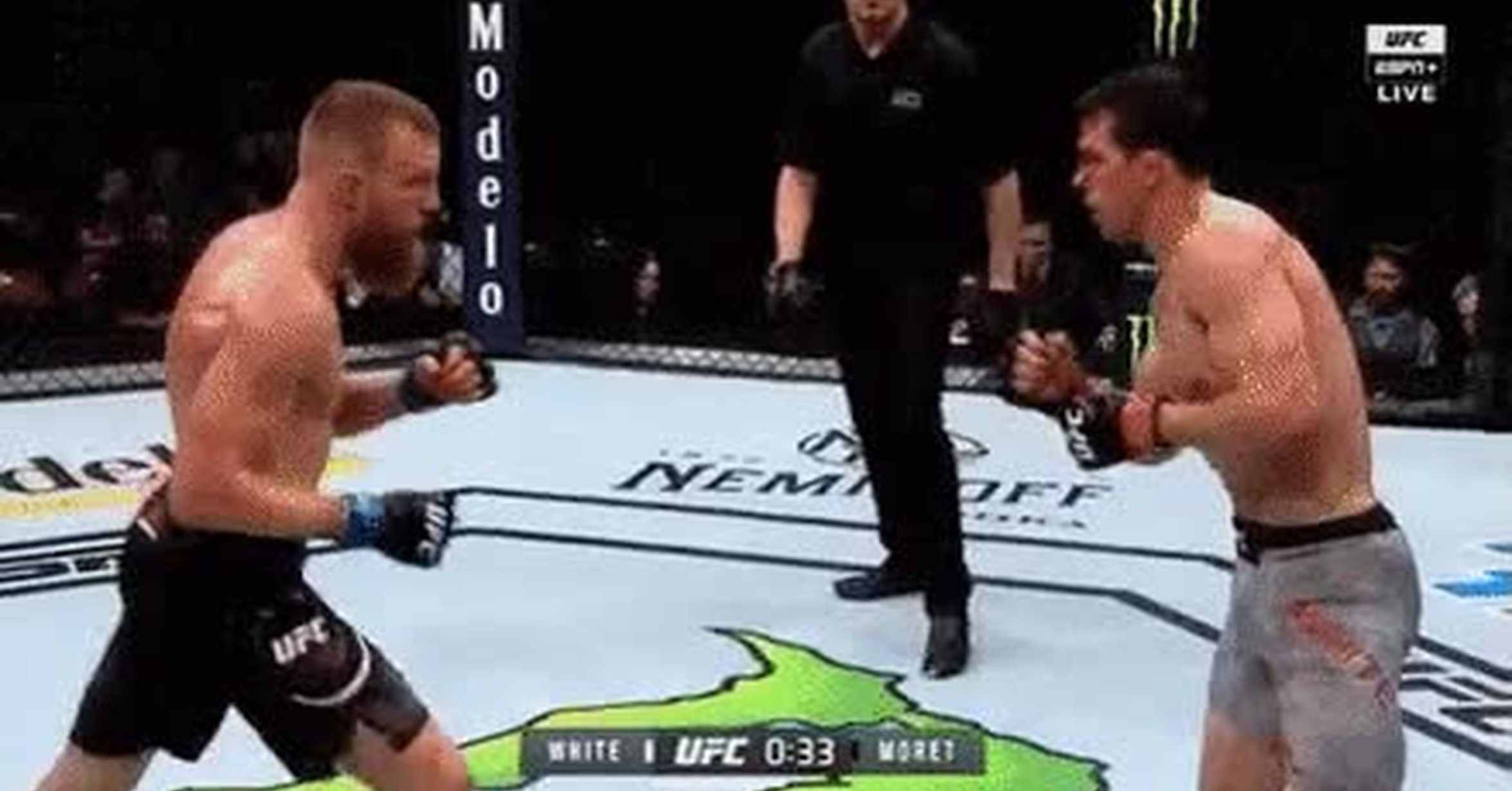 ¡Vaya GIF! / Uno de los momentos más vergonzosos de la historia de la UFC