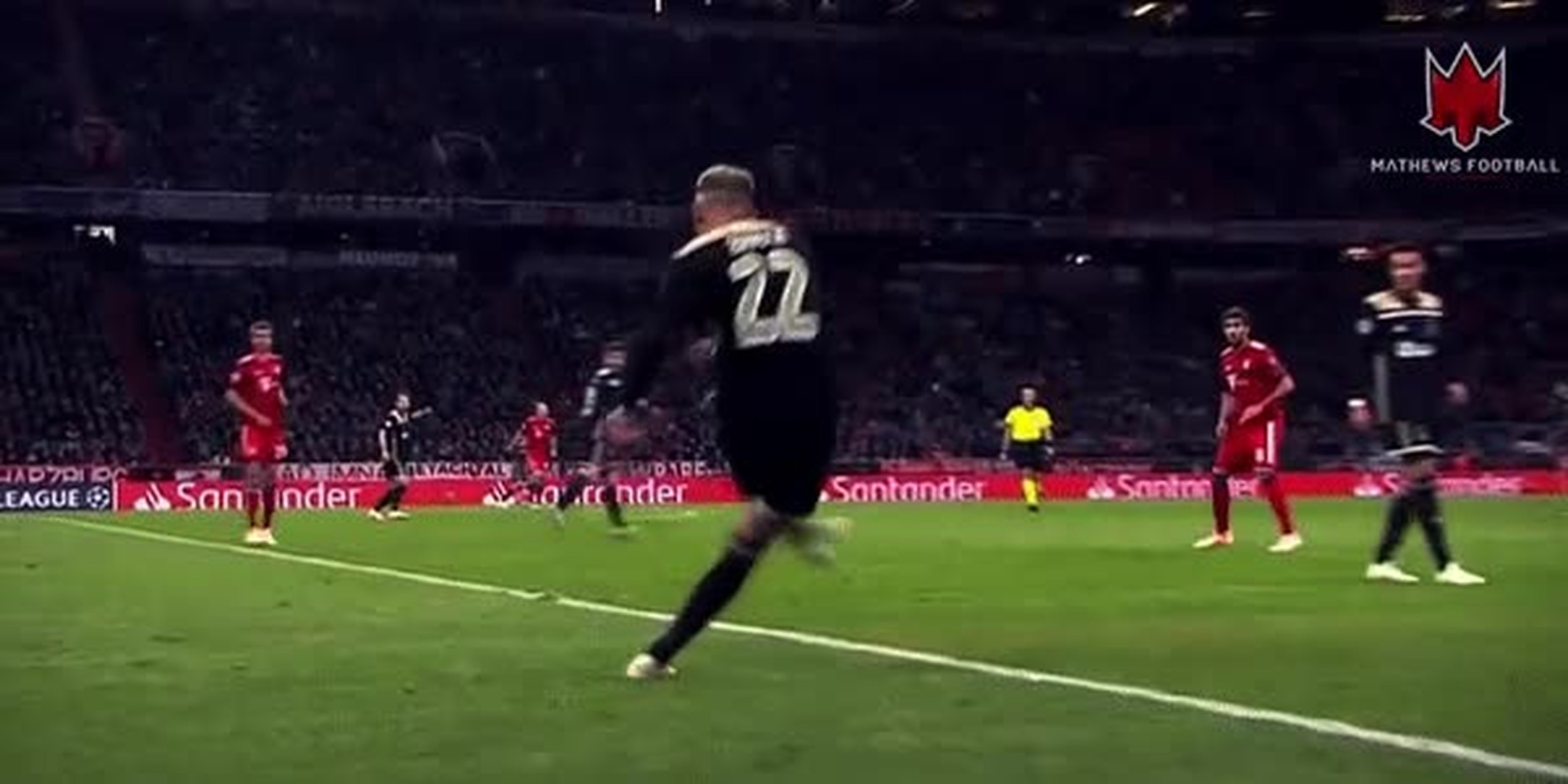 ¡Vaya GIF! / Un pase largo simplemente PERFECTO