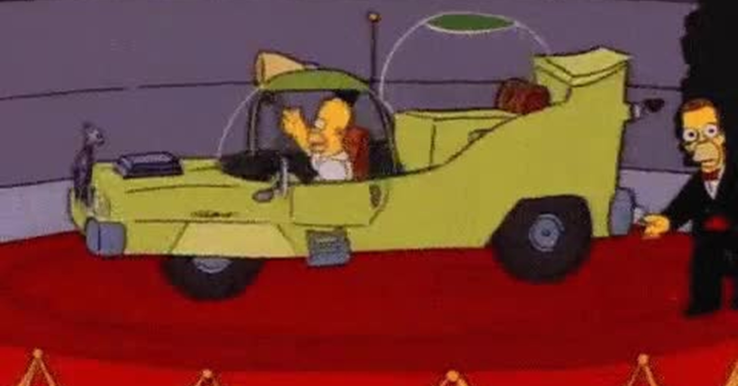 ¡Vaya GIF! / Los Simpson ya predijeron el coche de Elon Musk