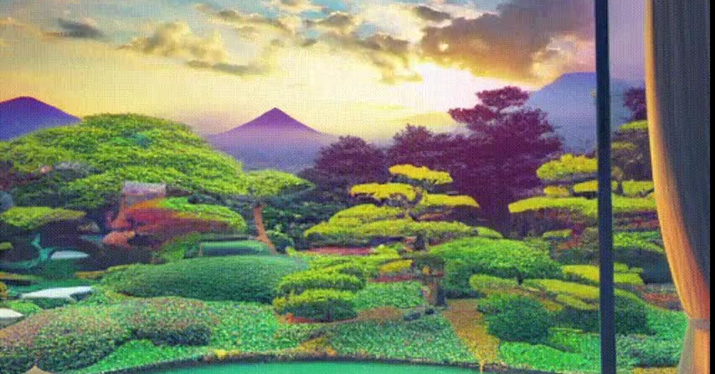 ¡Vaya GIF! / ¿Te imaginas despertar con un paisaje tan calmado?