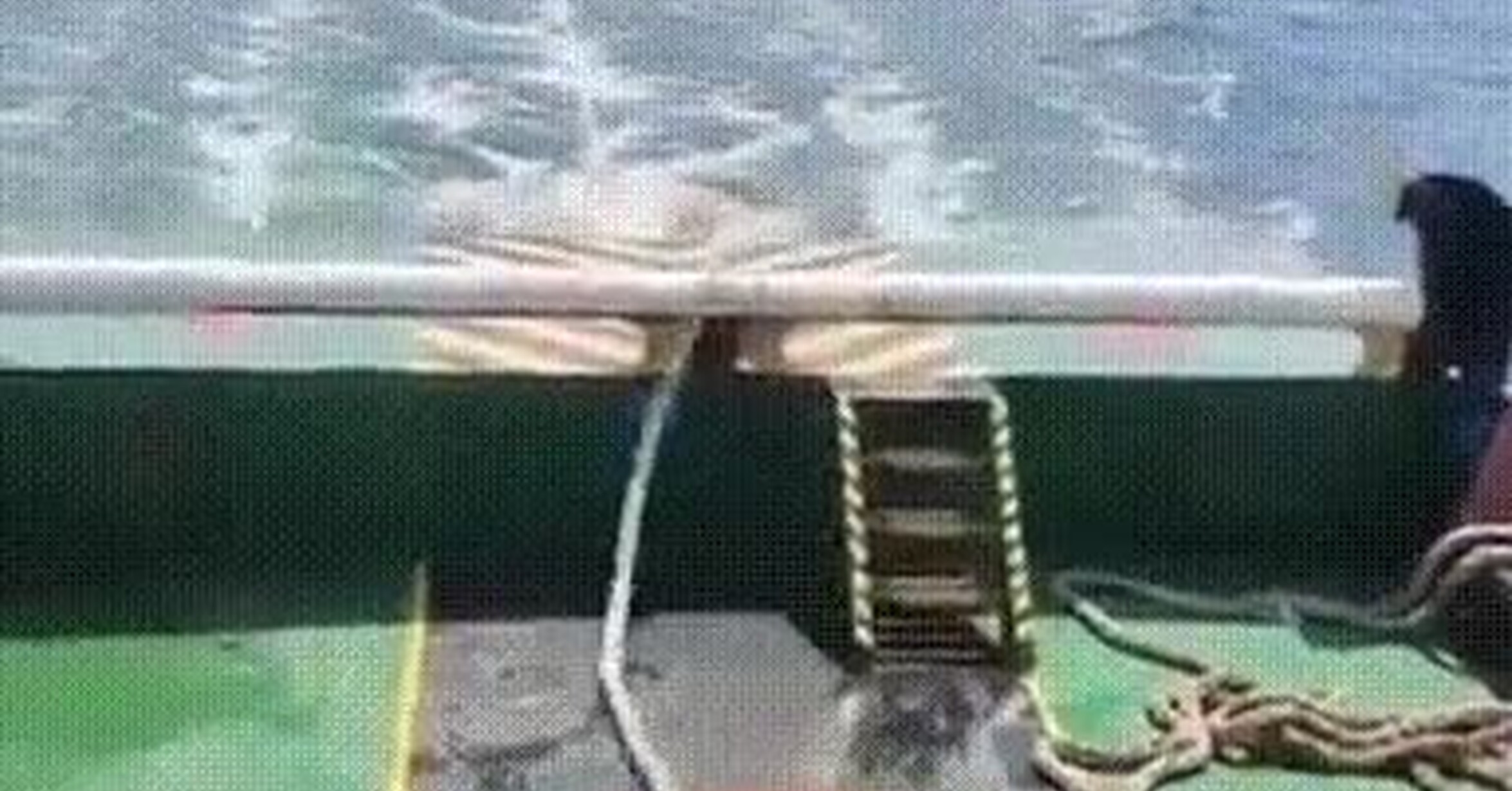 ¡Vaya GIF! / Cuidado con esas cuerdas cuando se tensan