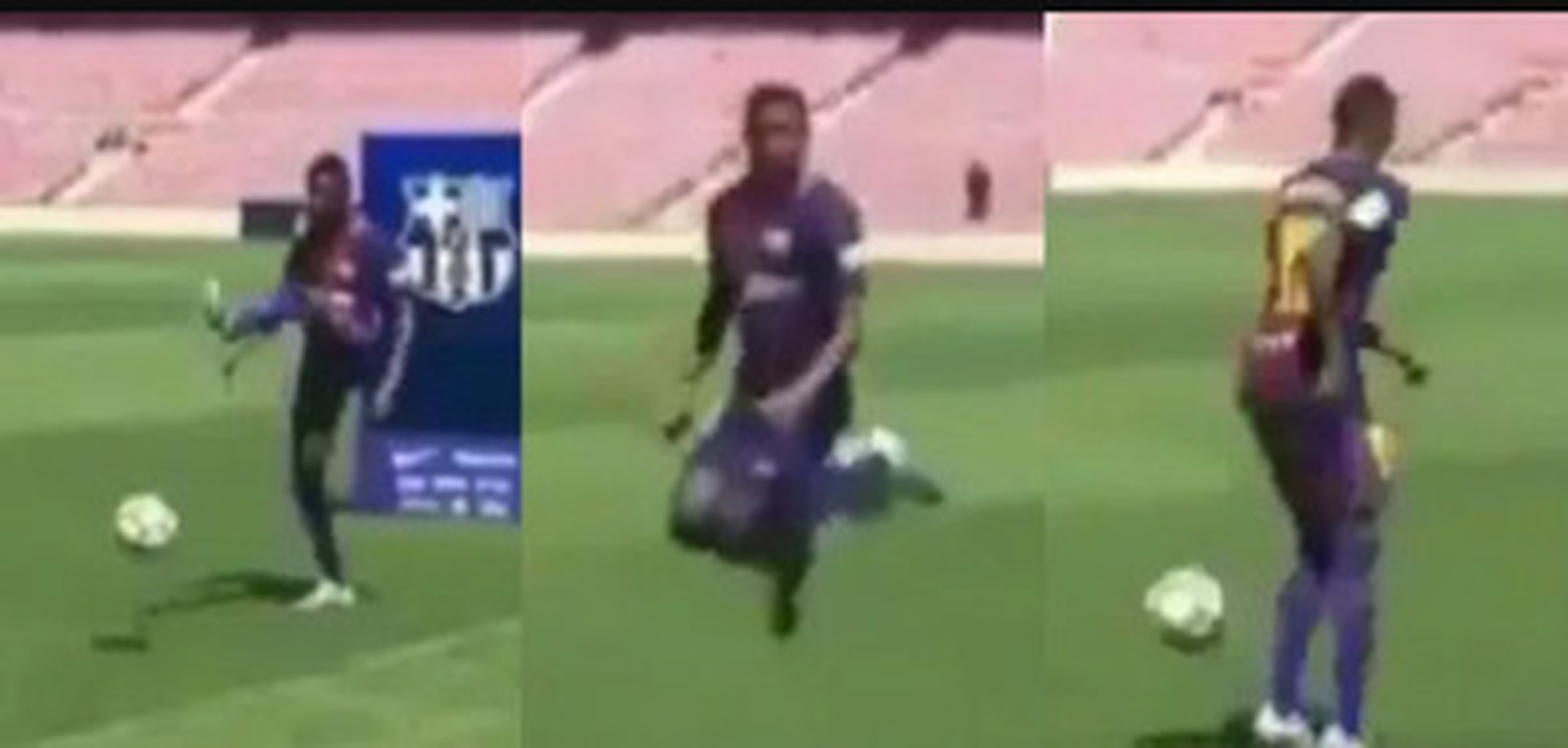 [ MEMEDEPORTES ] El GIF del fail de Dembélé al revés es aún mucho mejor ...