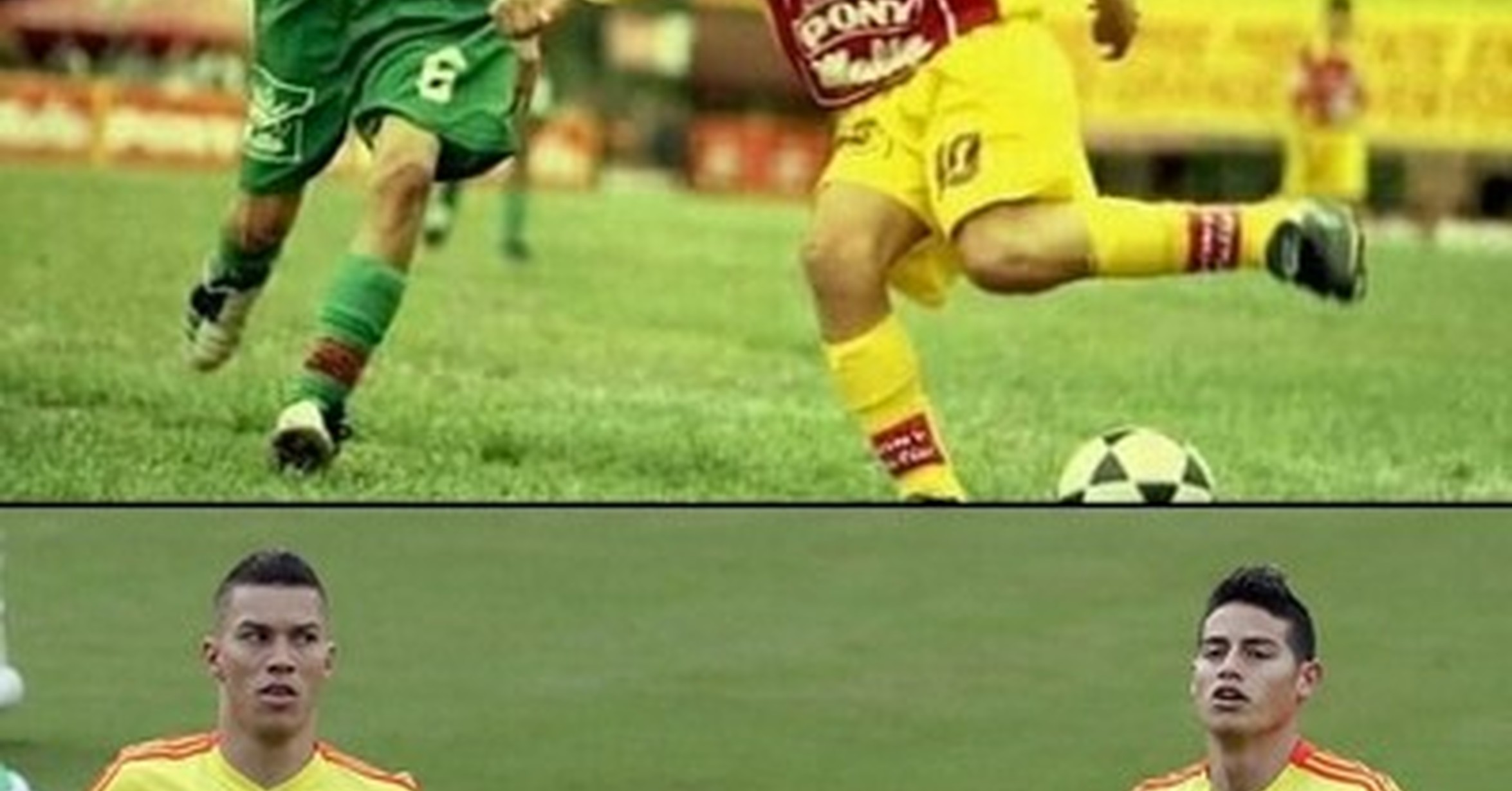 [ MEMEDEPORTES ] Rescatan en Colombia una foto de James y Mateus Uribe ...