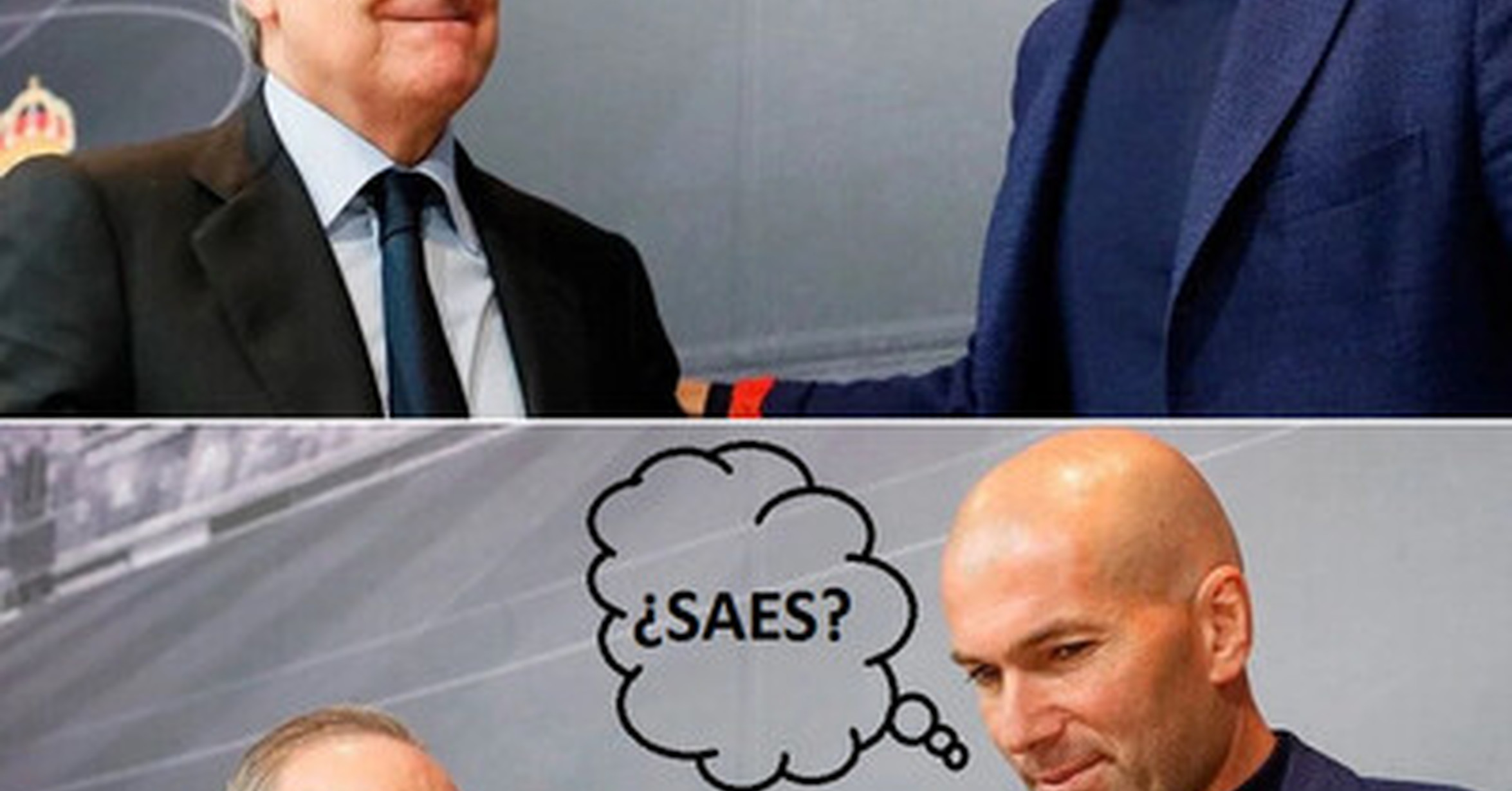 [ MEMEDEPORTES ] Zidane está en su mundo