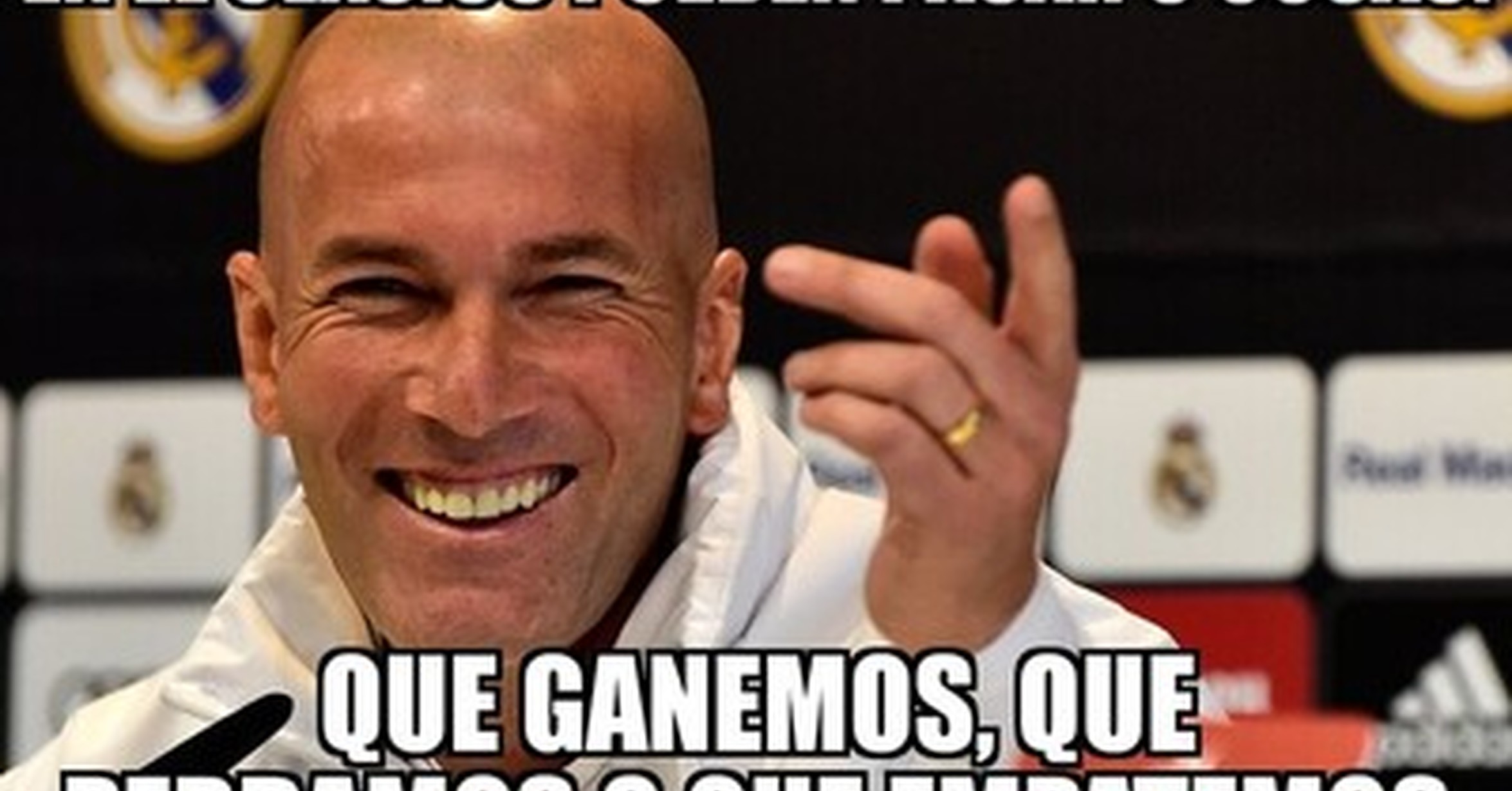 [ MEMEDEPORTES ] Zidane tiene la clave del Clásico