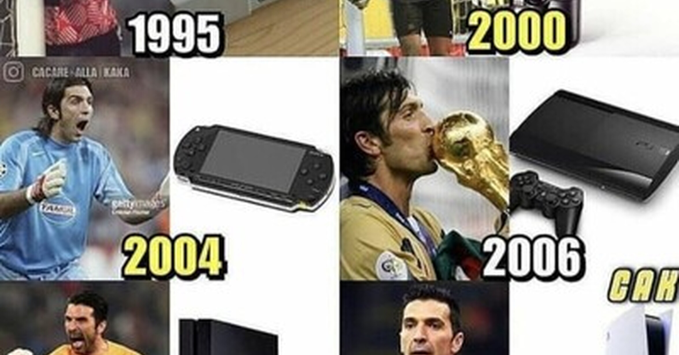 [ MEMEDEPORTES ] Buffon ya jugaba cuando salió al mercado la primera ...