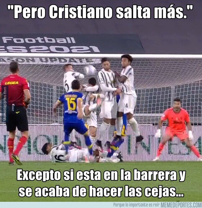 [ MEMEDEPORTES ] Cristiano lo ha vuelto a hacer. Chapuza en la barrera ...