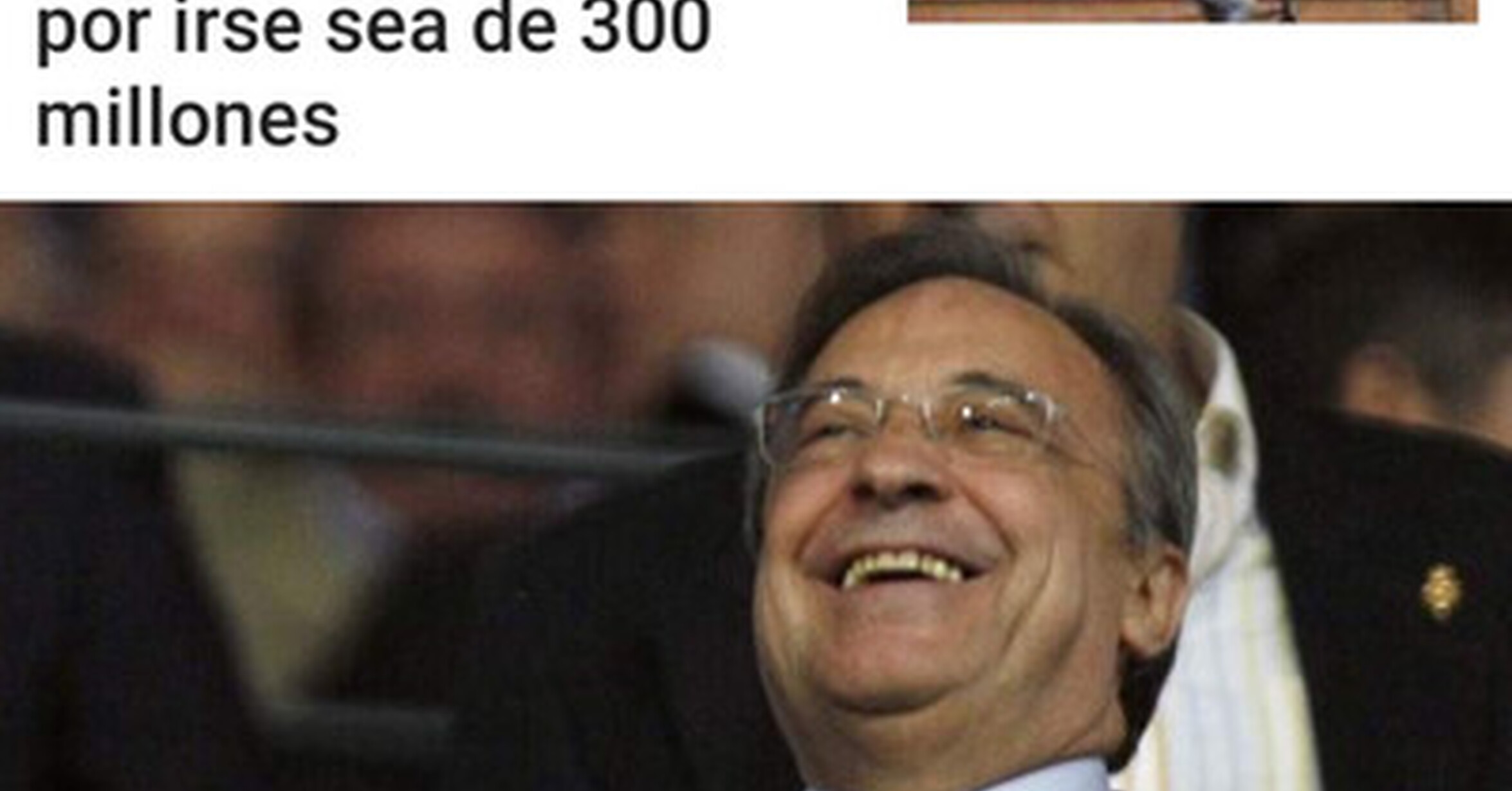 [ MEMEDEPORTES ] Eso no es dinero para Florentino
