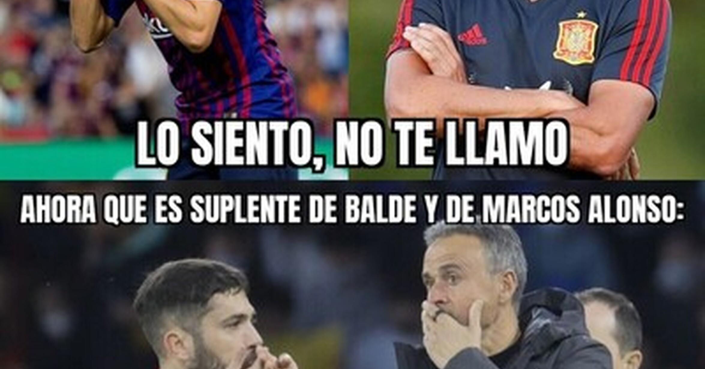 [ MEMEDEPORTES ] No entiendo lo de Luis Enrique con Jordi Alba