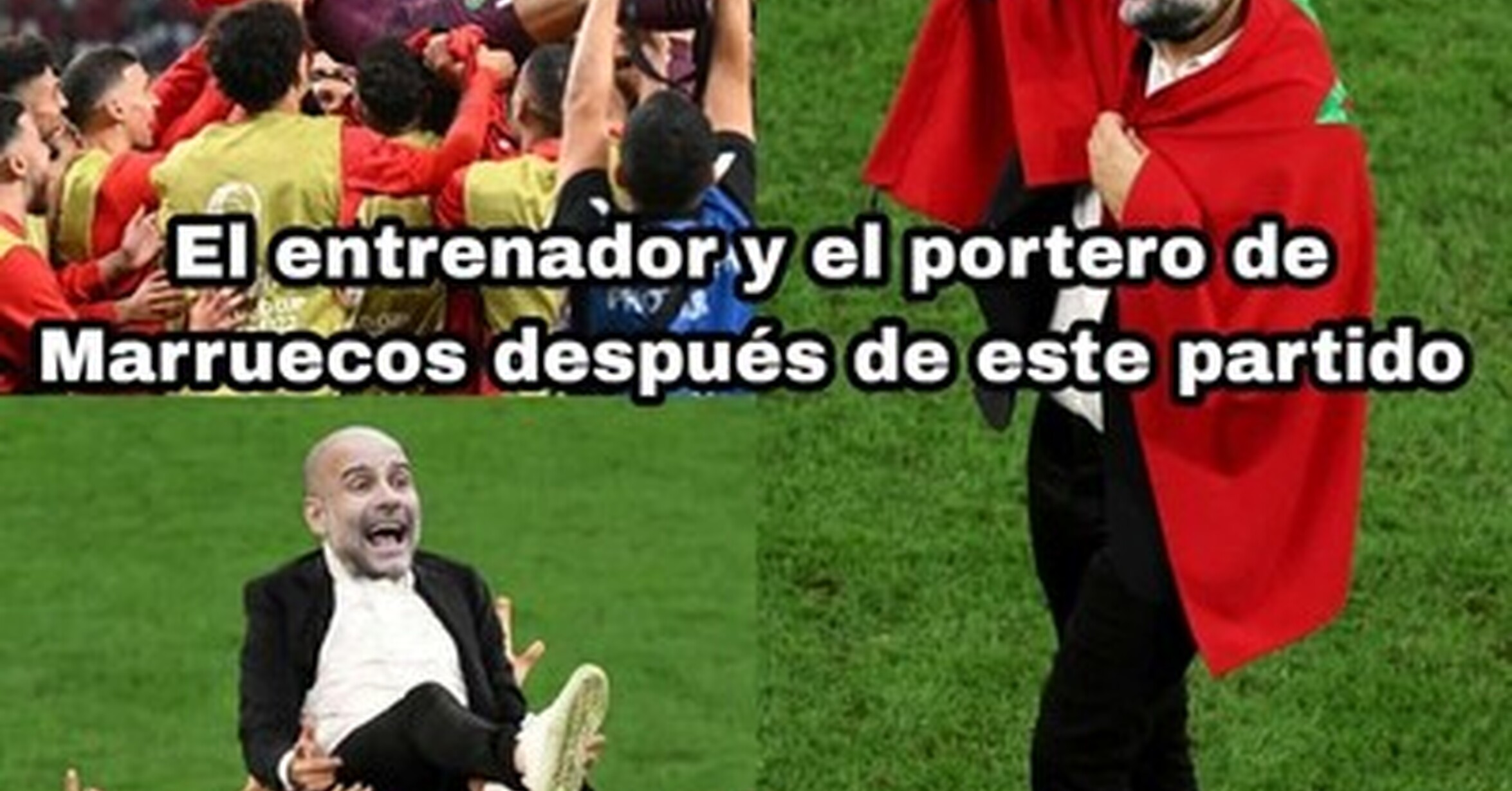 [ MEMEDEPORTES ] La selección de Marruecos después del partido