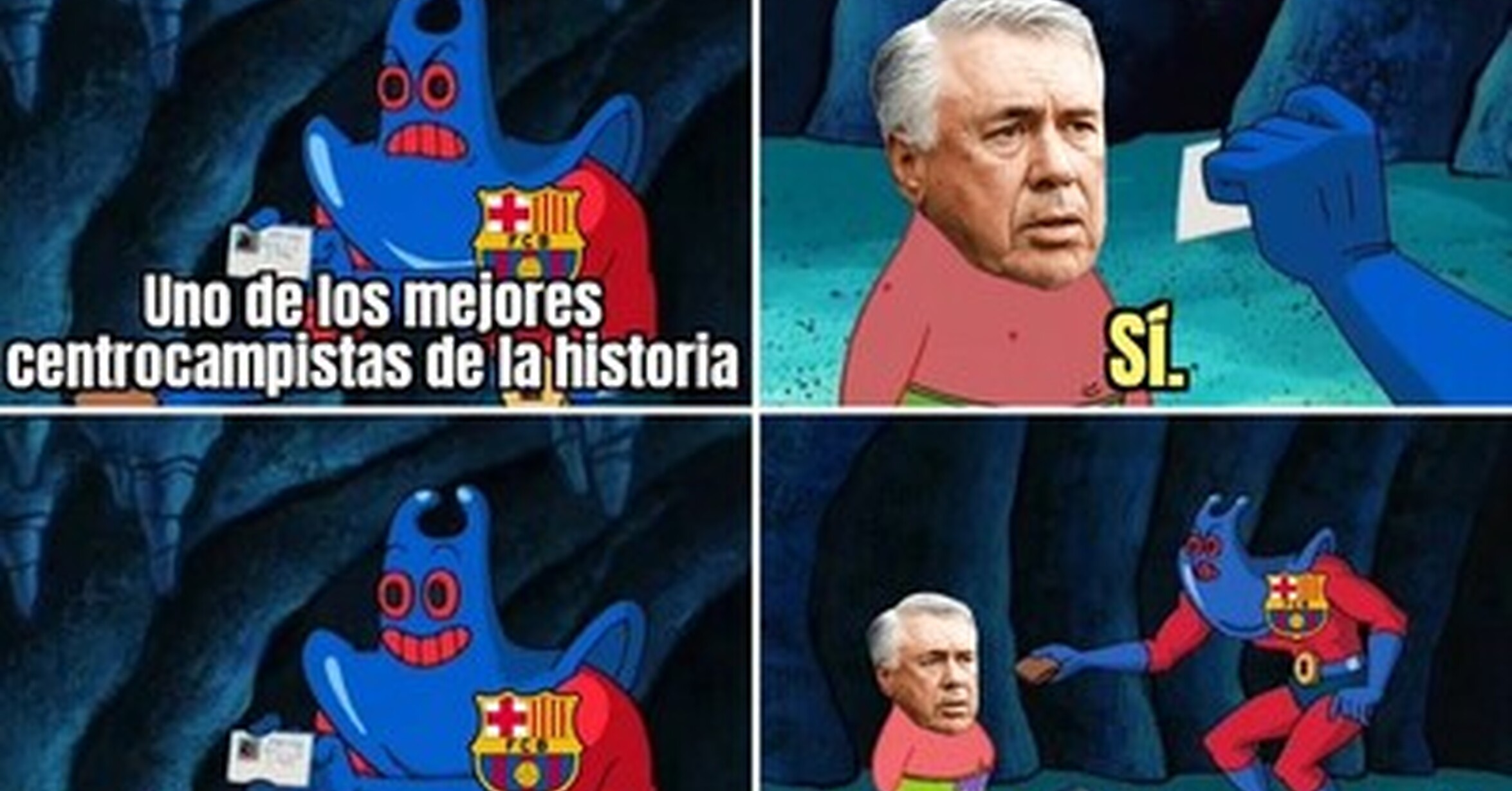[ MEMEDEPORTES ] Ancelotti vuelve a llamar Javi a Xavi