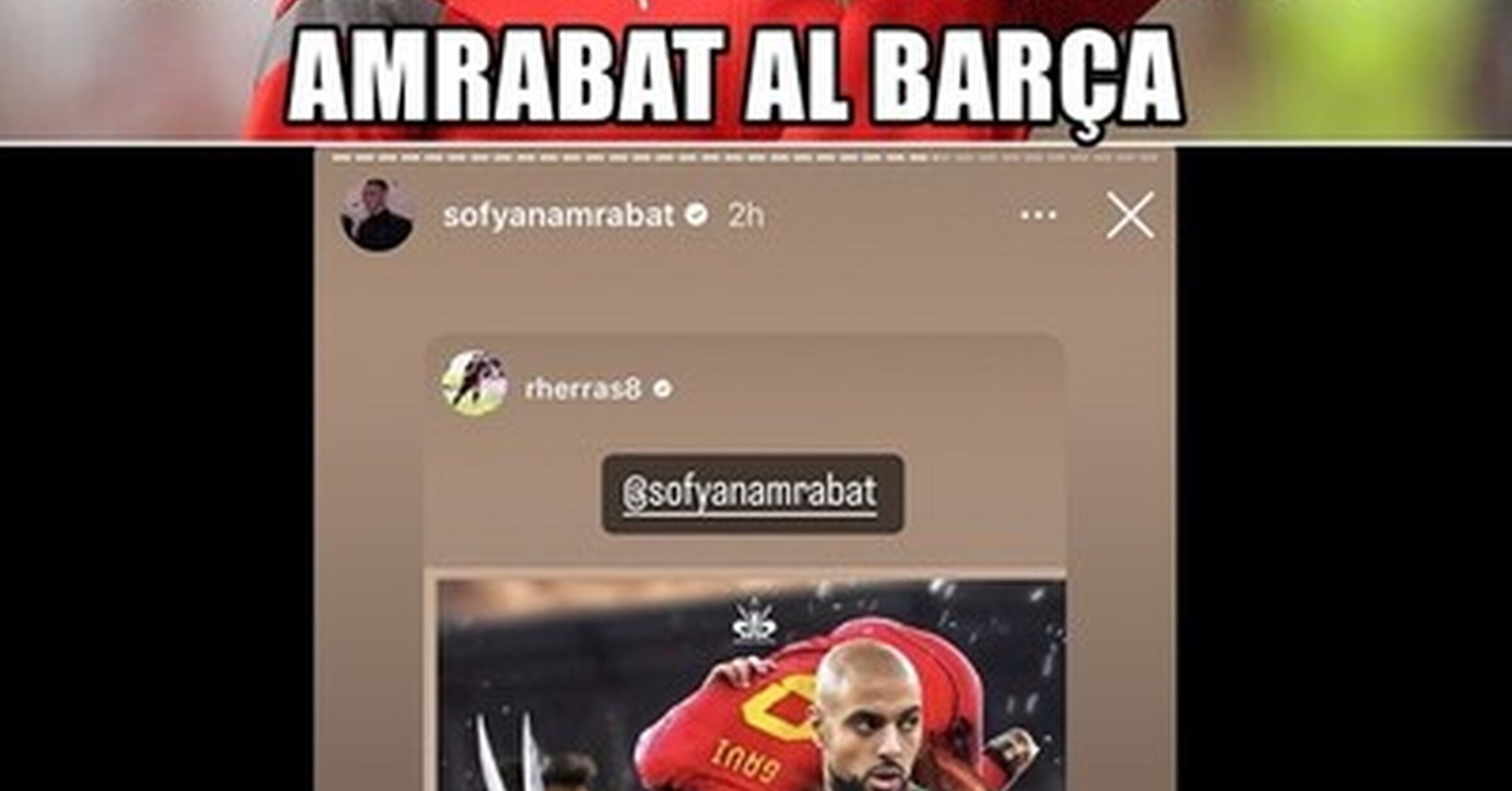 [ MEMEDEPORTES ] Amrabat ya se hizo amigo de ellos en el mundial