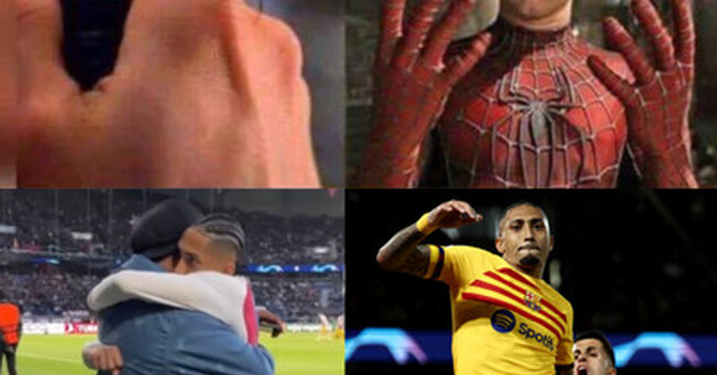 [ MEMEDEPORTES ] El partidazo de Raphinha tras saludar a Ronaldinho