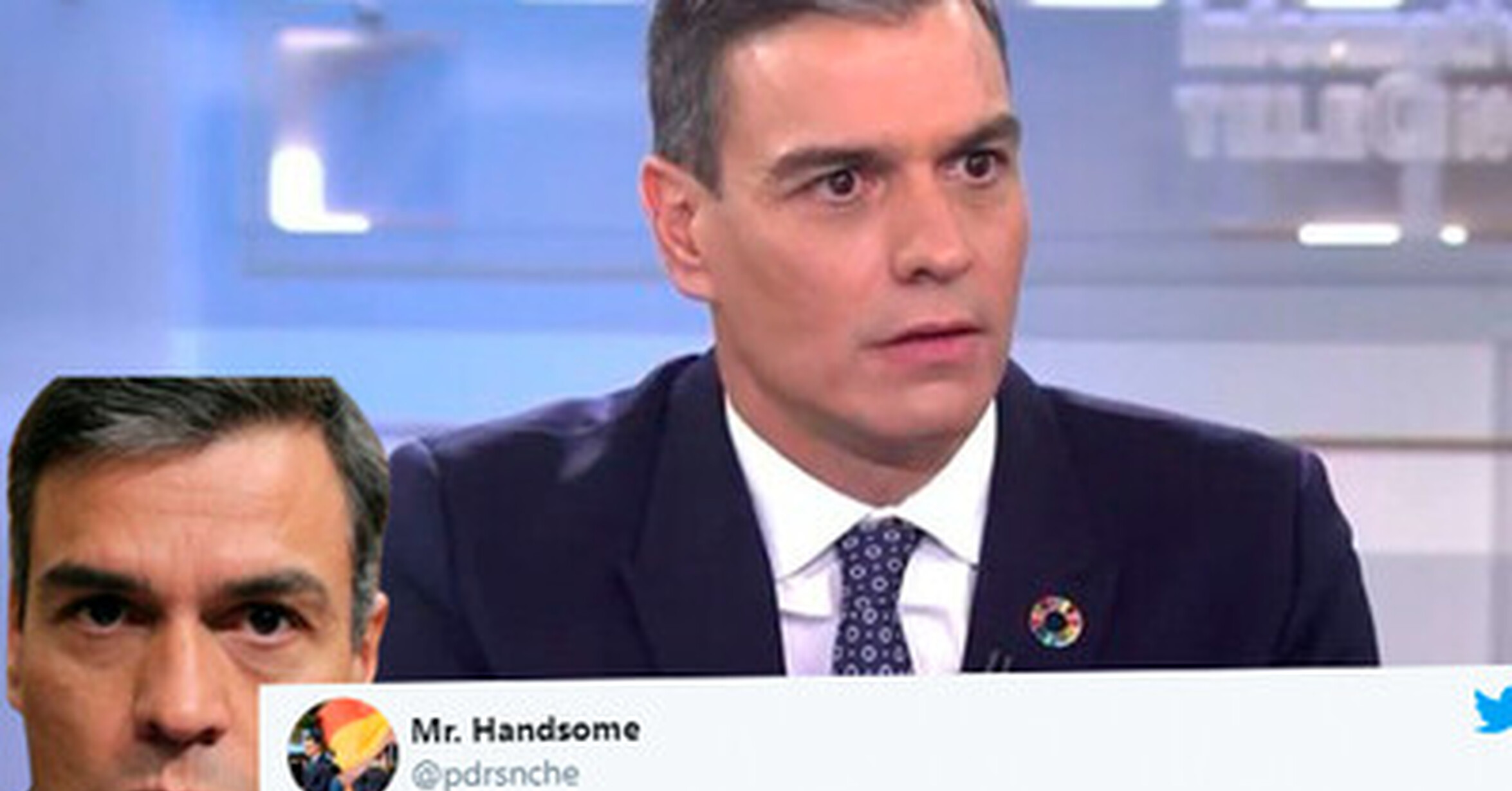 VEF > Visto en las Redes > El momento en el que a Pedro Sánchez se le hinchan las pelotas ...