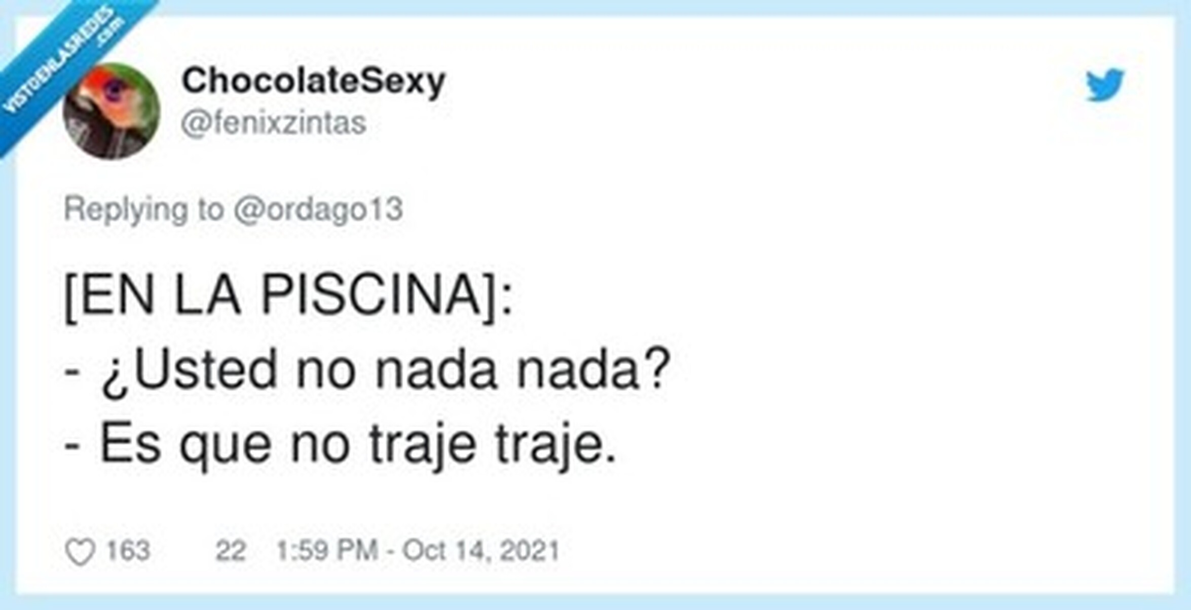 VEF > Visto en las Redes > - Su cara la he visto yo en otra parte.- Imposible: Siempre ha estado ...