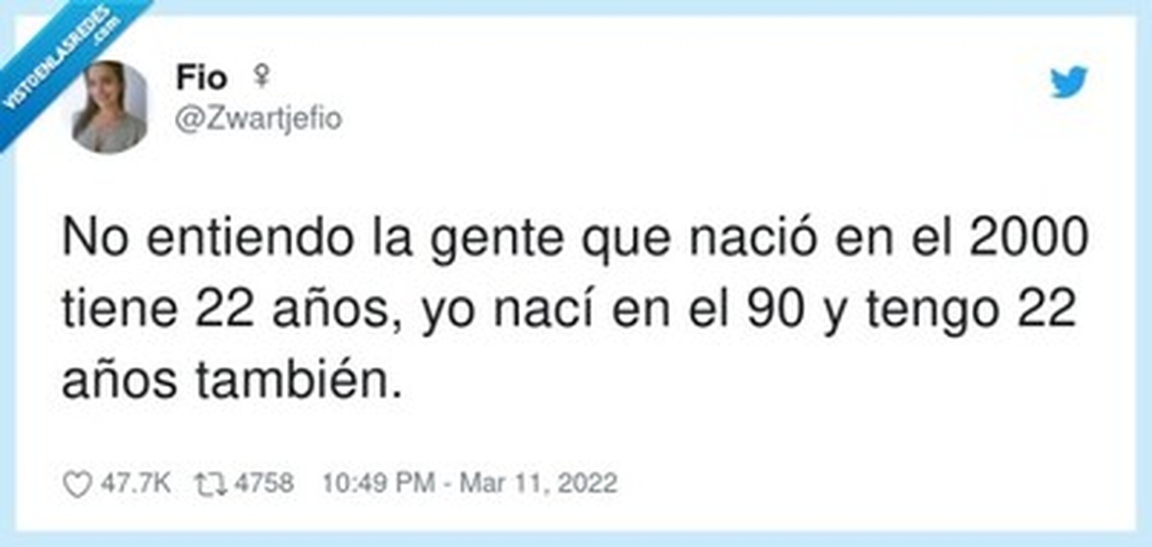 VEF > Visto en las Redes > Naaah, los que nacieron el 2000 tienen 10 ...