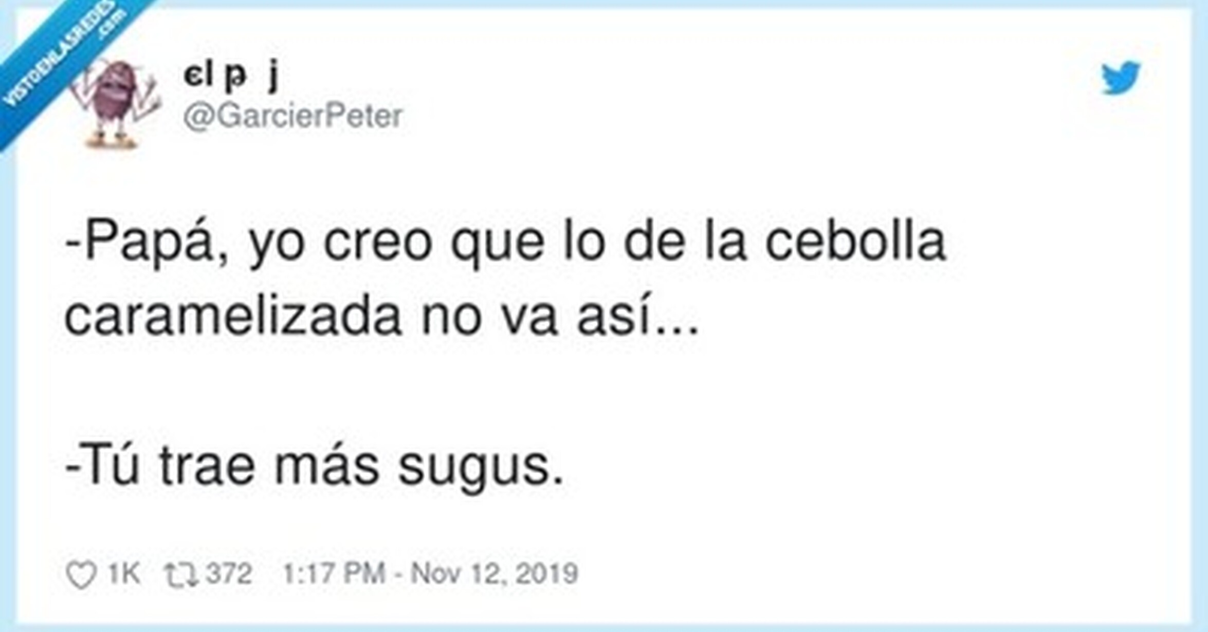 VEF > Visto en las Redes > Ya verás si será dulce,por @GarcierPeter