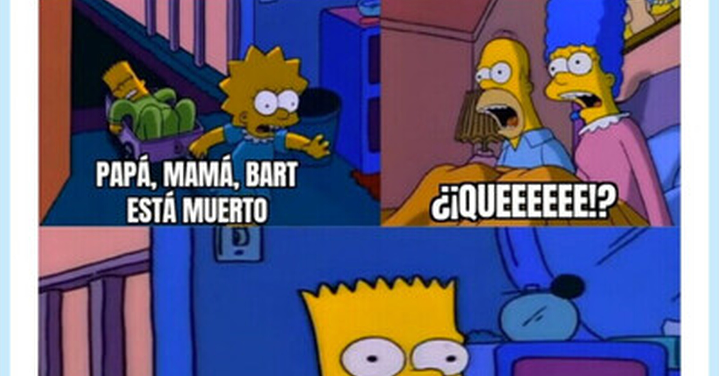VEF > Visto en las Redes > ¡Bart está muerto! por @AKN4710