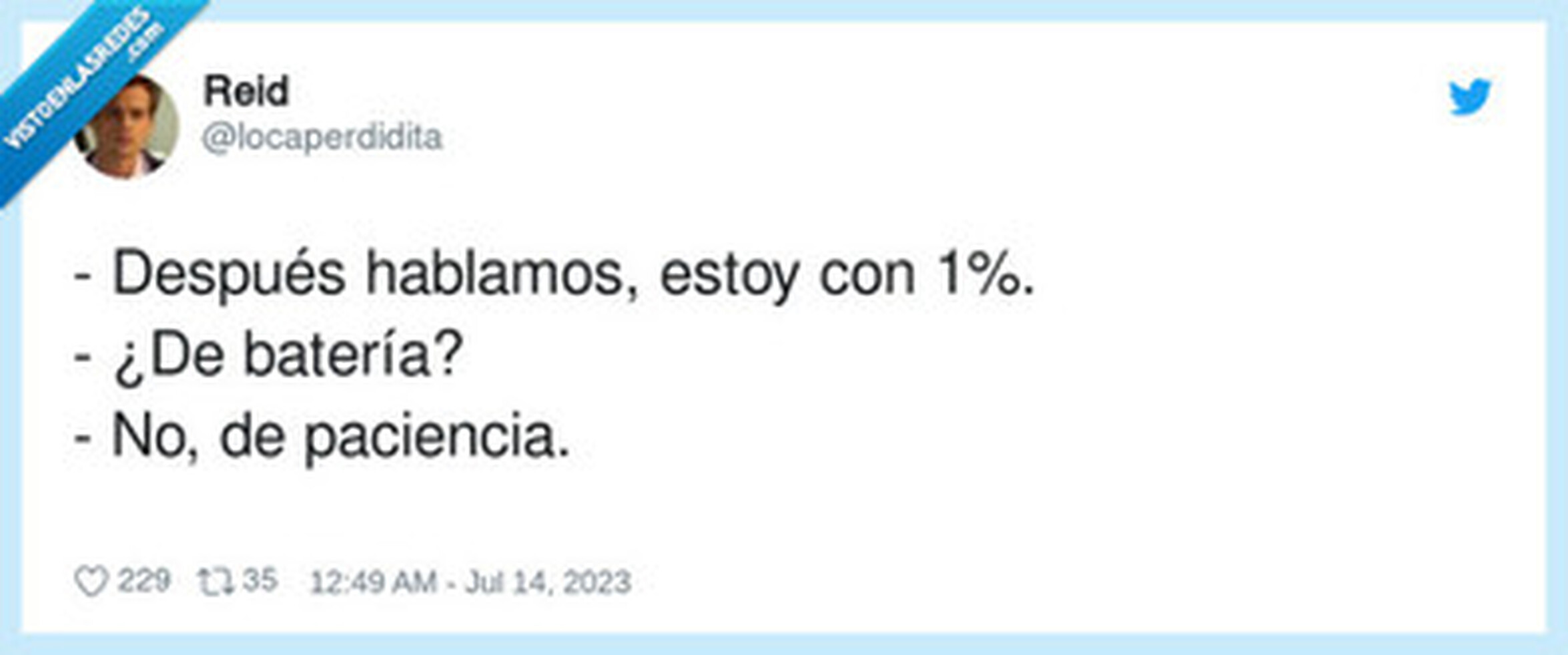 VEF > Visto en las Redes > Es que me la agotas, por @locaperdidita