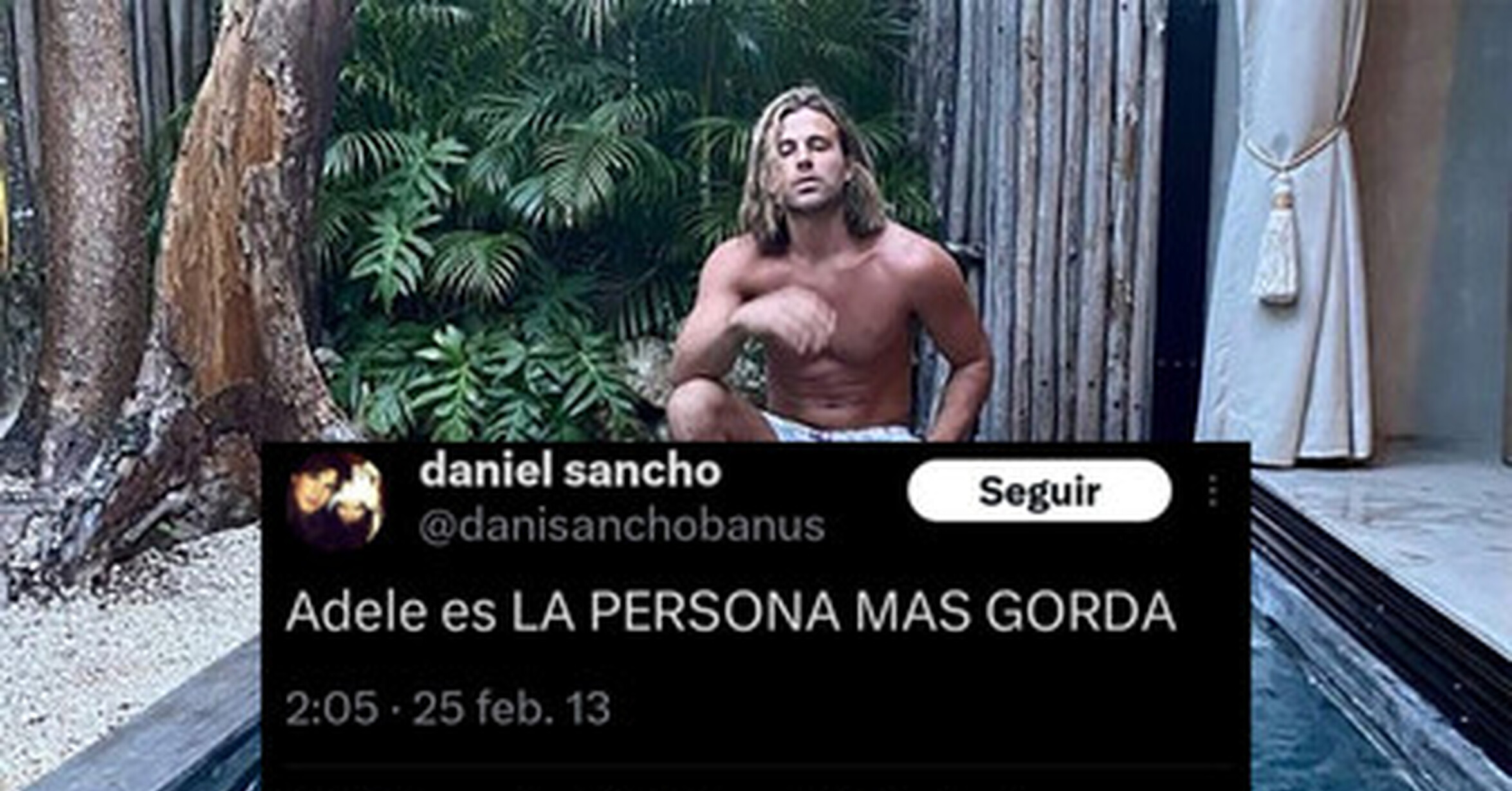 VEF > Visto en las Redes > Ojito con los tweets que subía con 18 años Daniel Sancho, muy listo ...