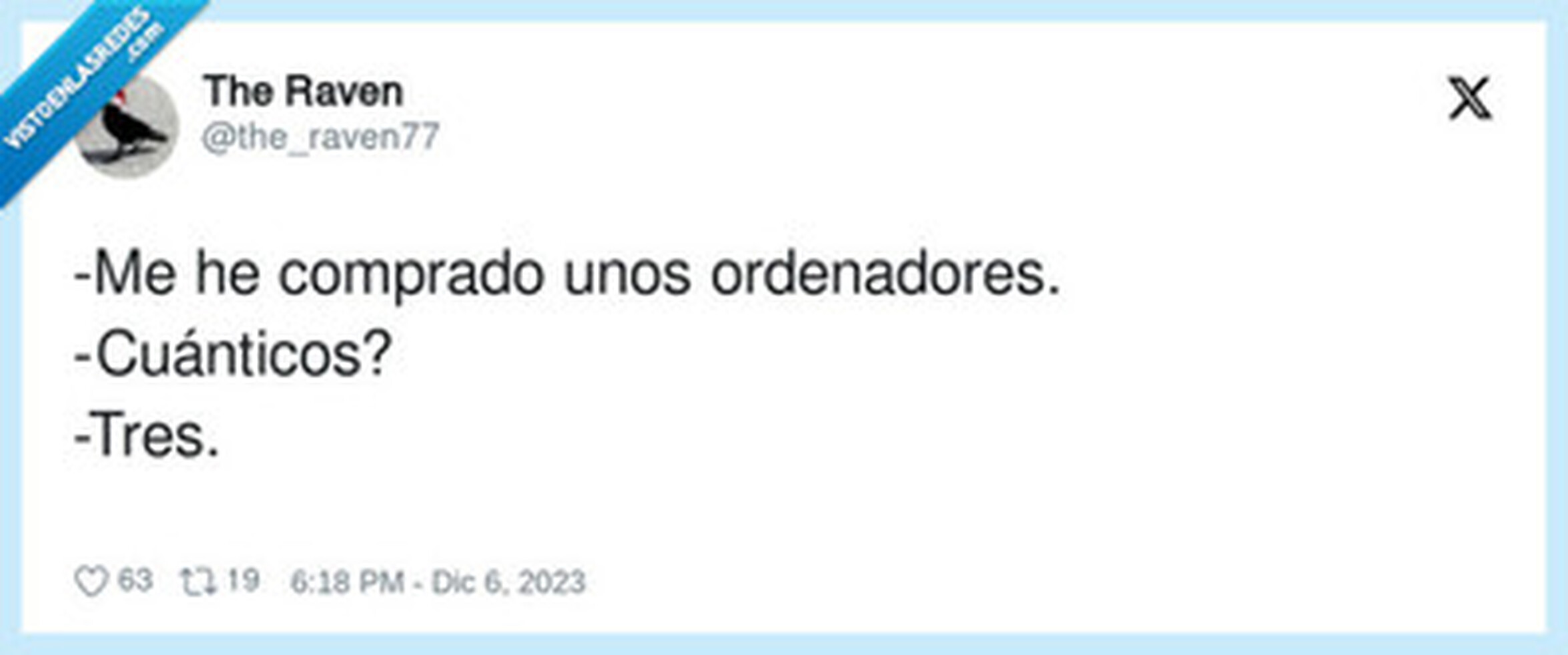 VEF > Visto en las Redes > Tremendo frikazo, por @the_raven77
