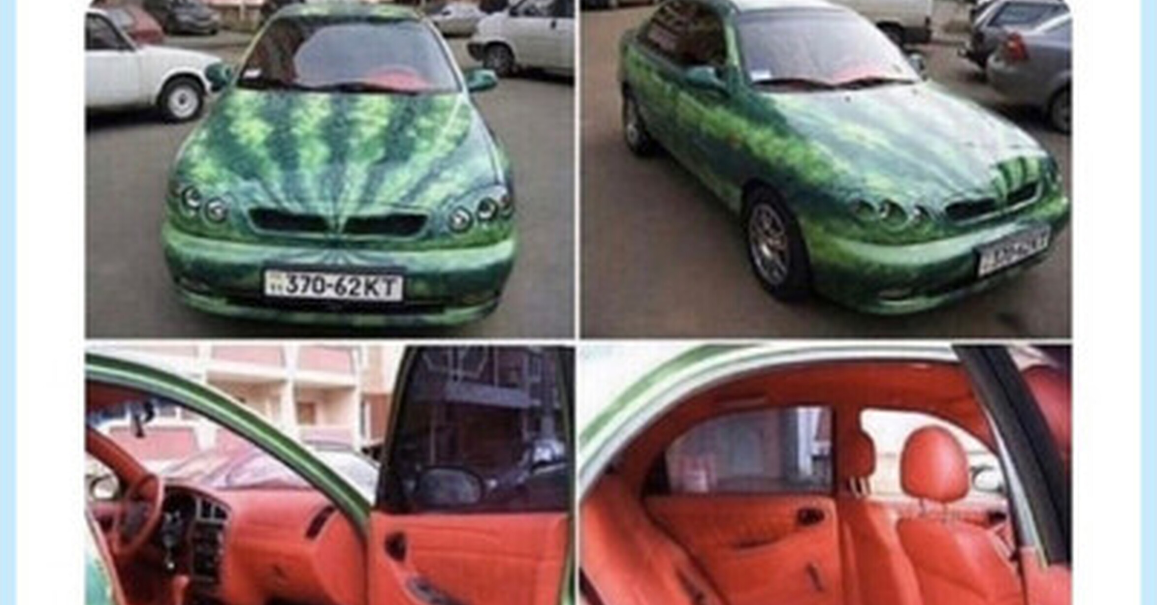 VEF > Visto en las Redes > Coche para locos por las cosas de sandía ...