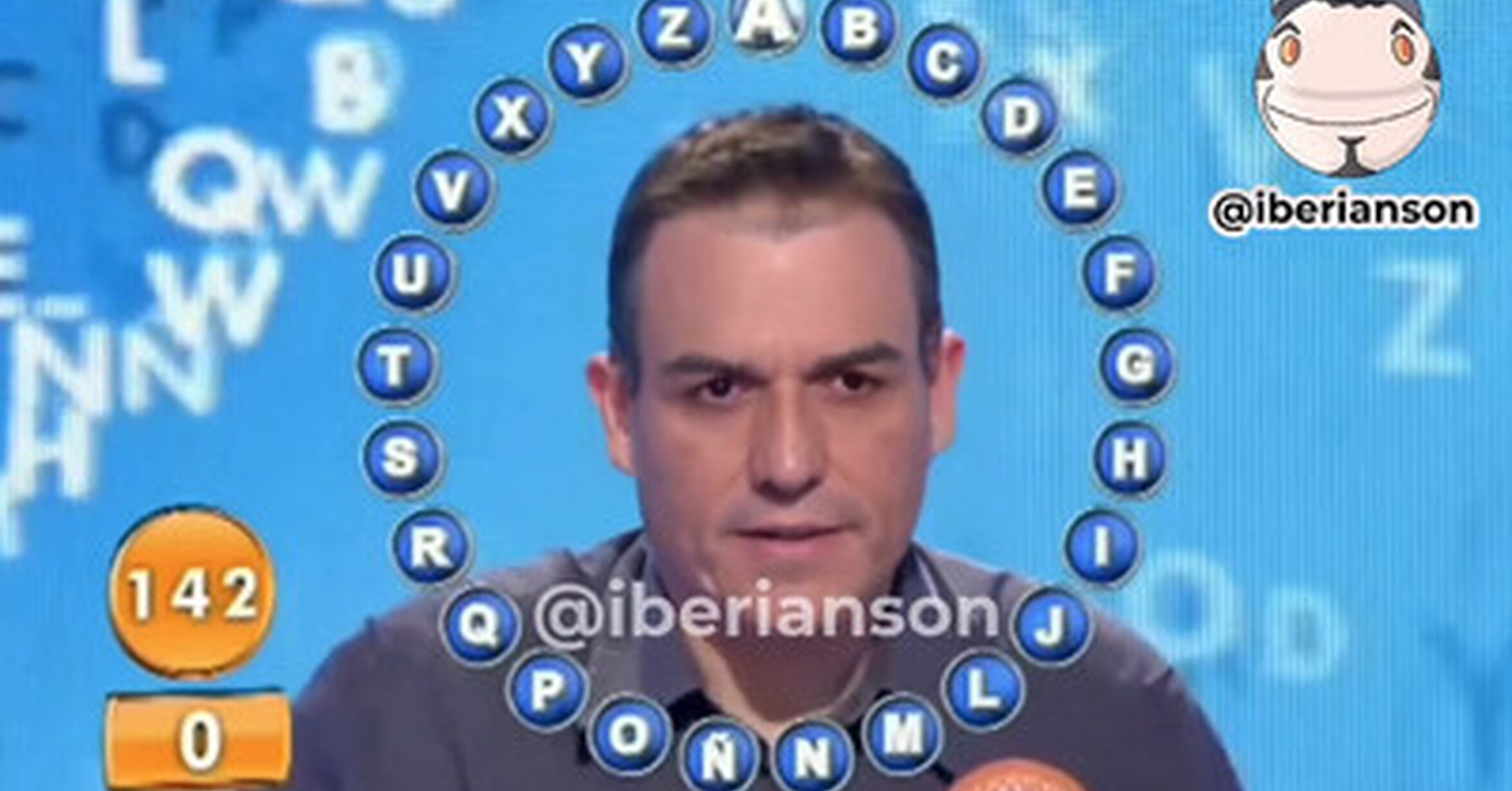 VEF > Visto en las Redes > PEDRO SÁNCHEZ se lleva el ROSCO en PASAPALABRA