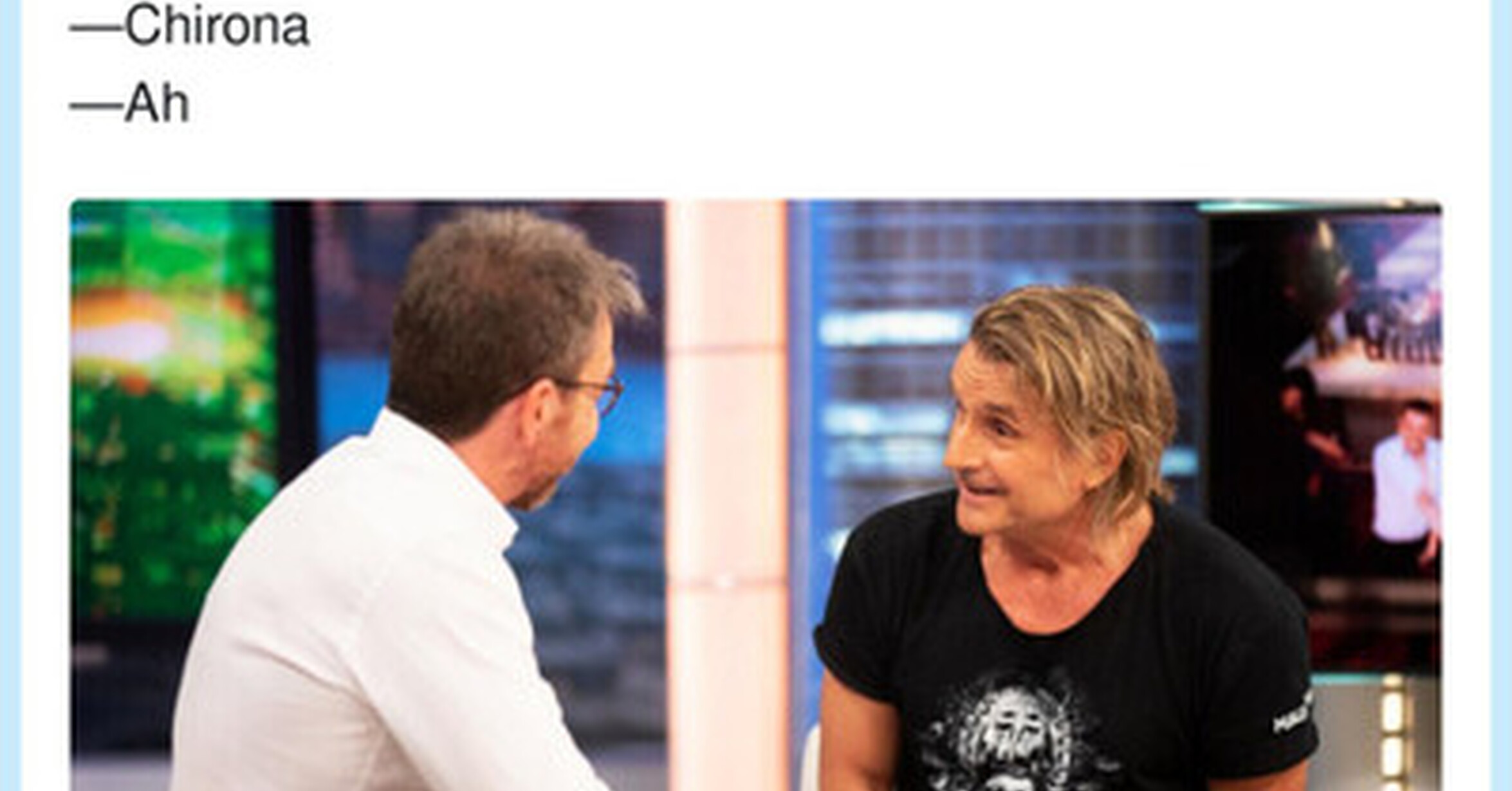 VEF > Visto en las Redes > Nacho Cano directo a Chirona, por @LarryWalters_