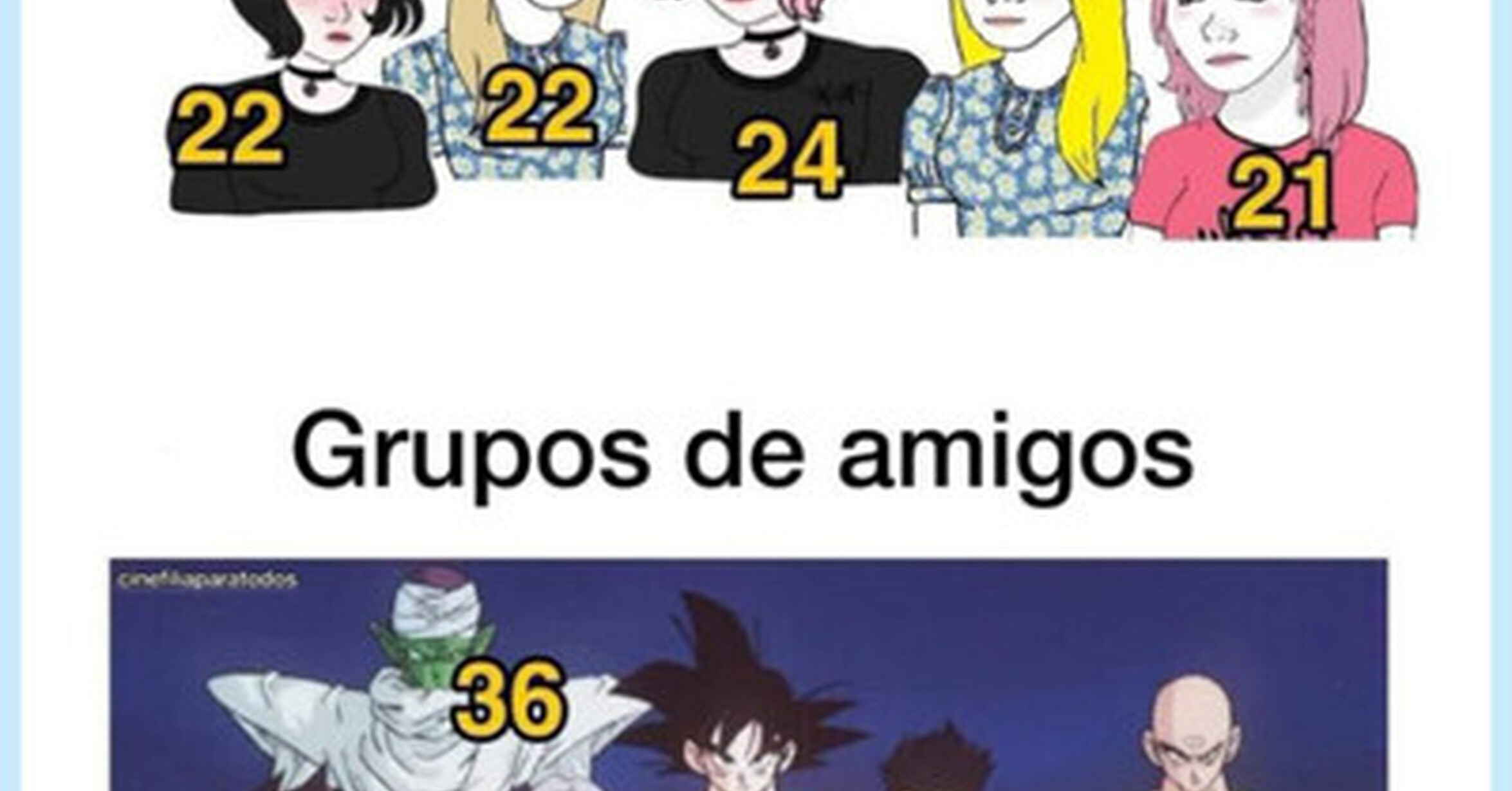 VEF > Visto en las Redes > Variedad de edades entre amigos, por @nacional_memes