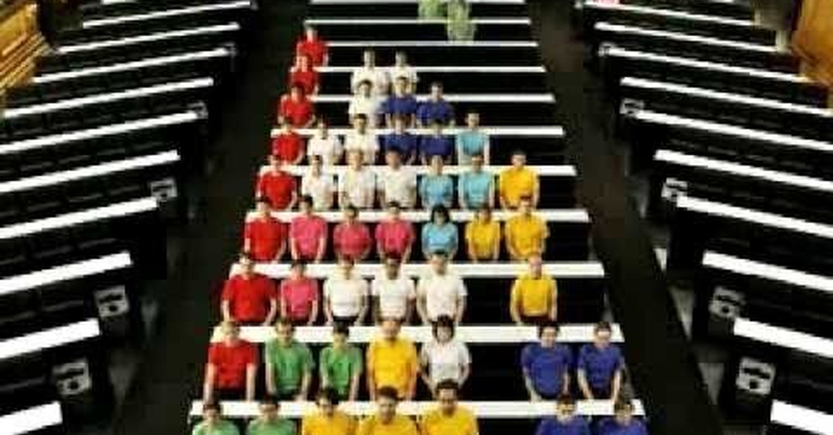 The Original Human Tetris