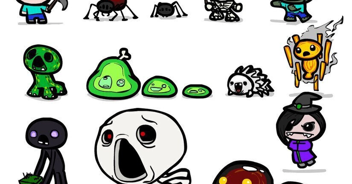 Minecraft al estilo 'Binding of Isaac'